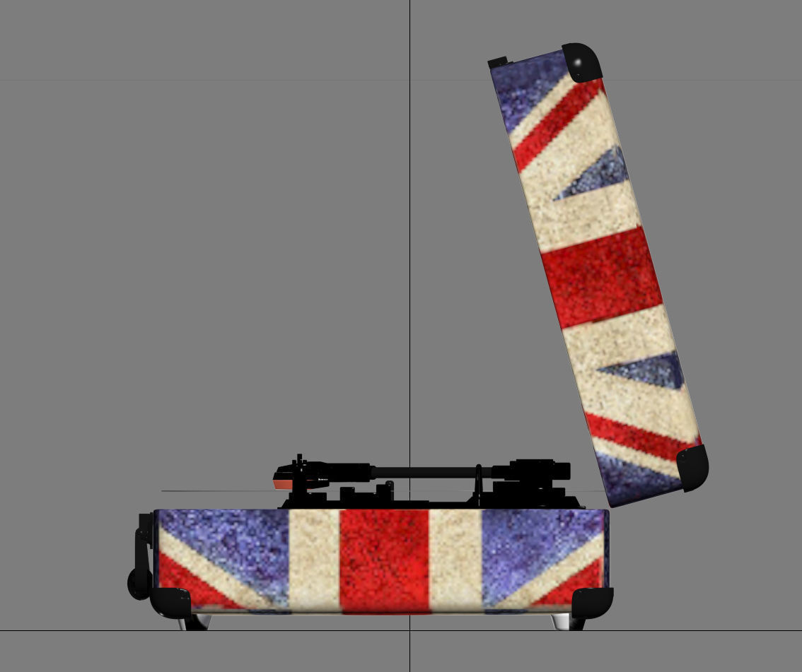 3D model Victrola Vsc-550bt Tornamesa Parlante Bluetooth UK flag VR ...