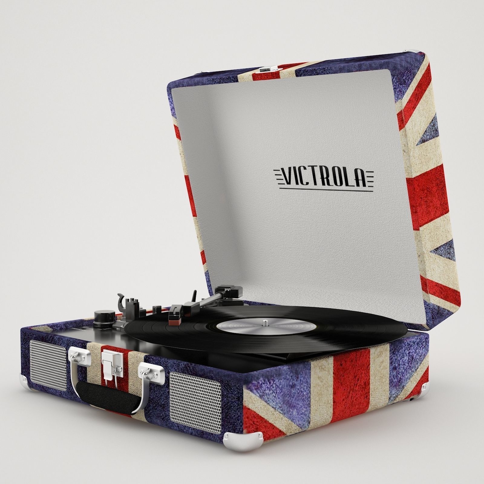 3D model Victrola Vsc-550bt Tornamesa Parlante Bluetooth UK flag VR ...