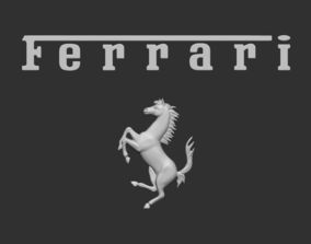 Ferrari logo 3D Print Models | CGTrader