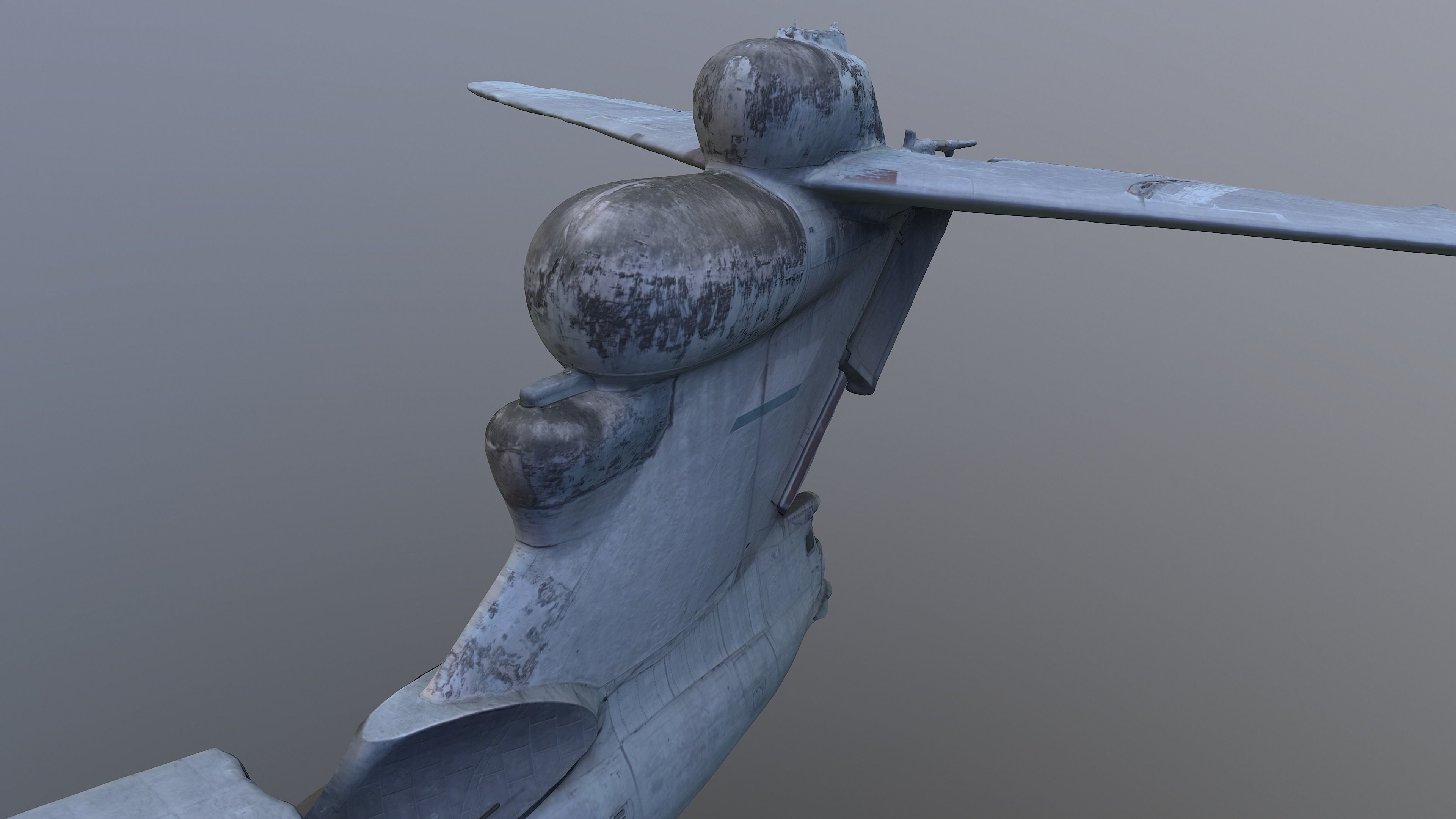 3D model Caspian Sea Monster ekranoplan Lun Low poly VR / AR / low-poly ...