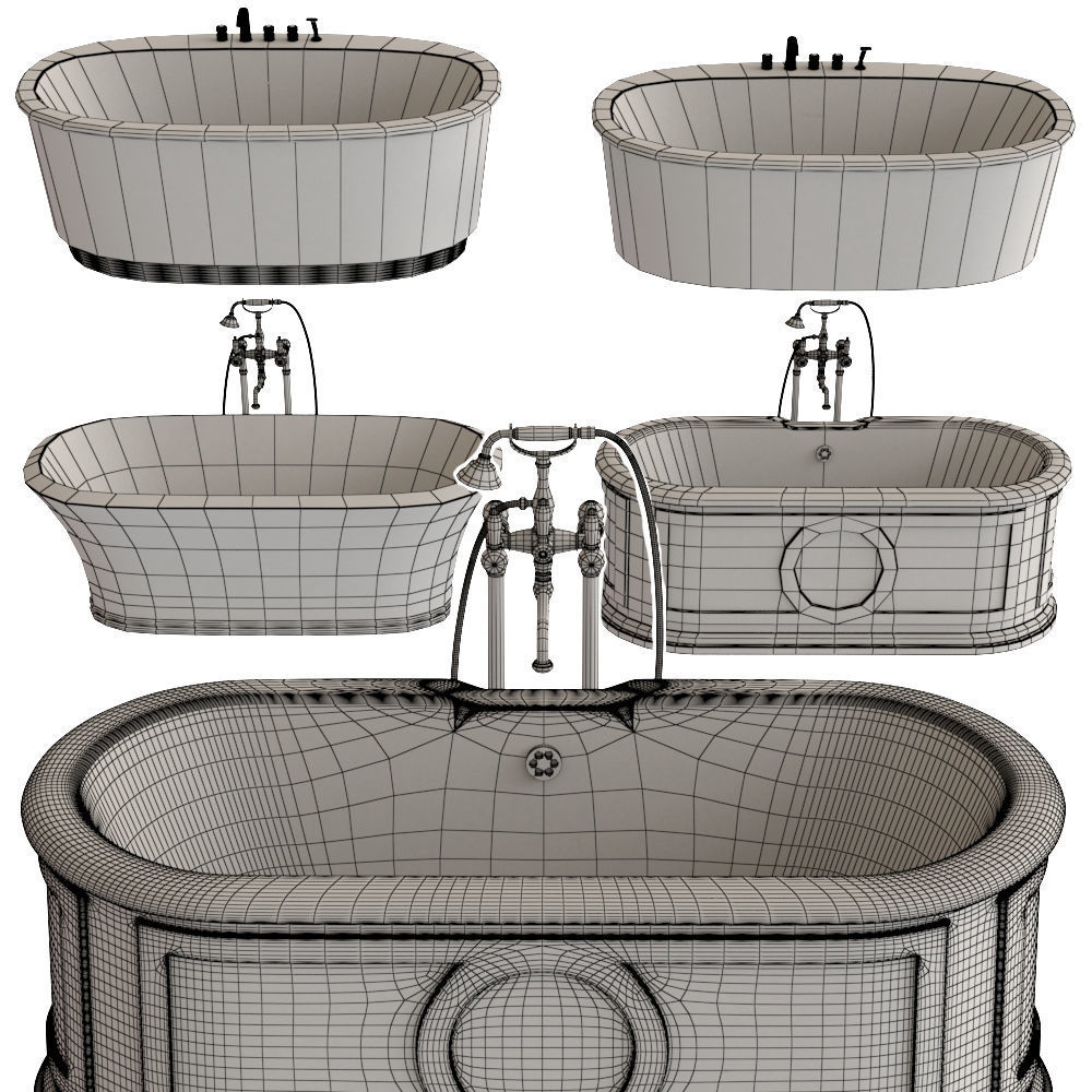 Bath set Devon i Devon 3D model | CGTrader