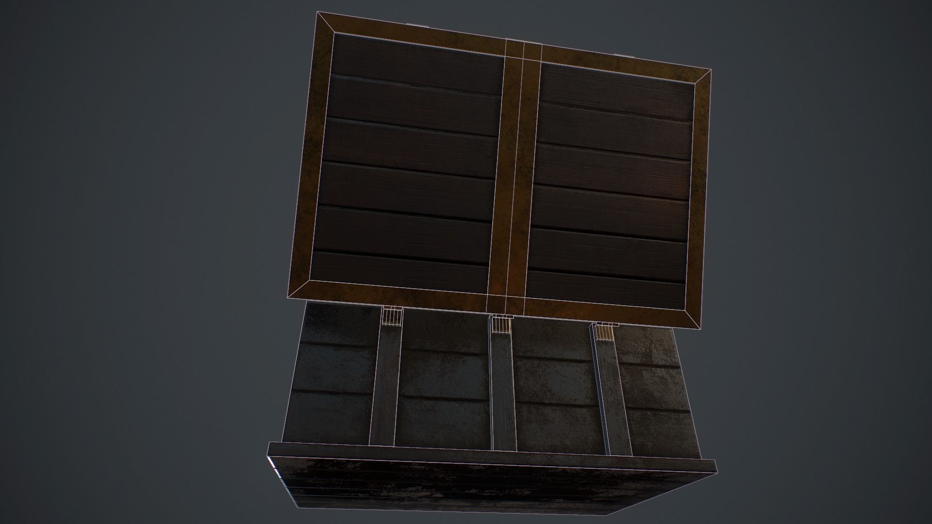 Set medieval storage boxes free VR / AR / low-poly 3D model | CGTrader