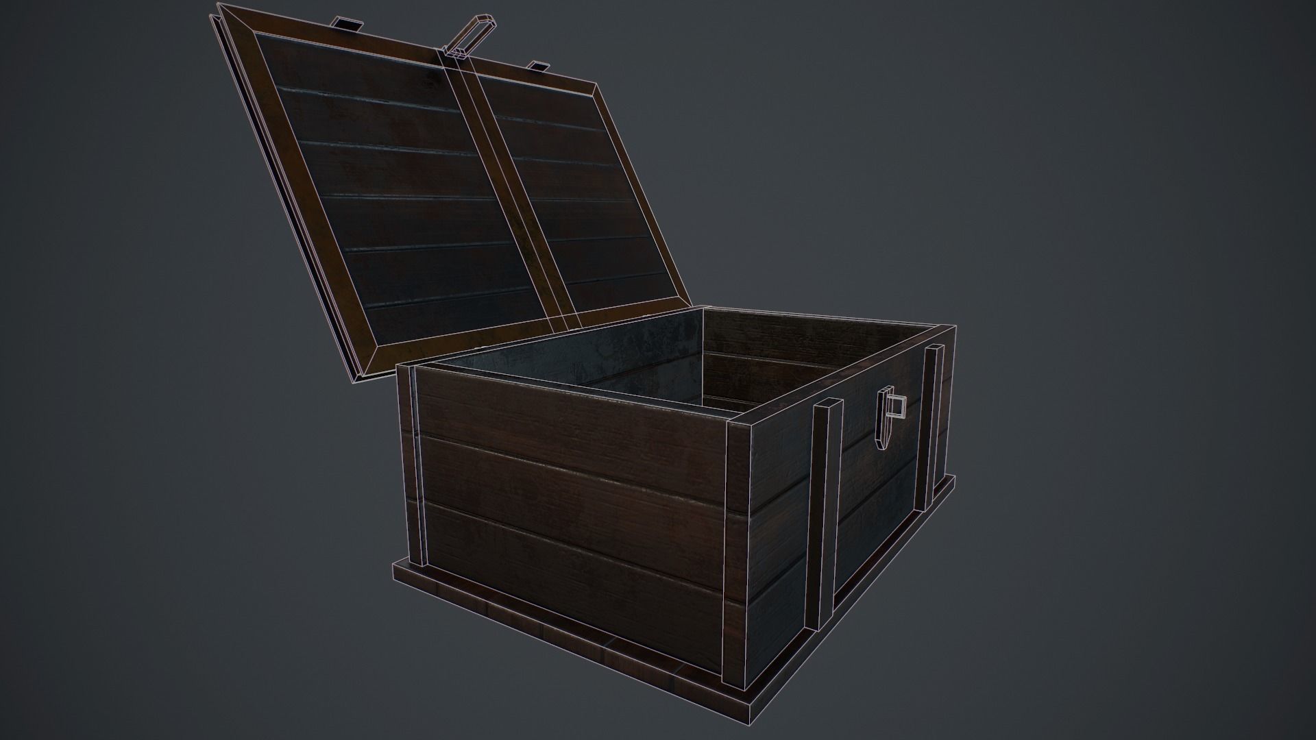 Set medieval storage boxes free VR / AR / low-poly 3D model | CGTrader