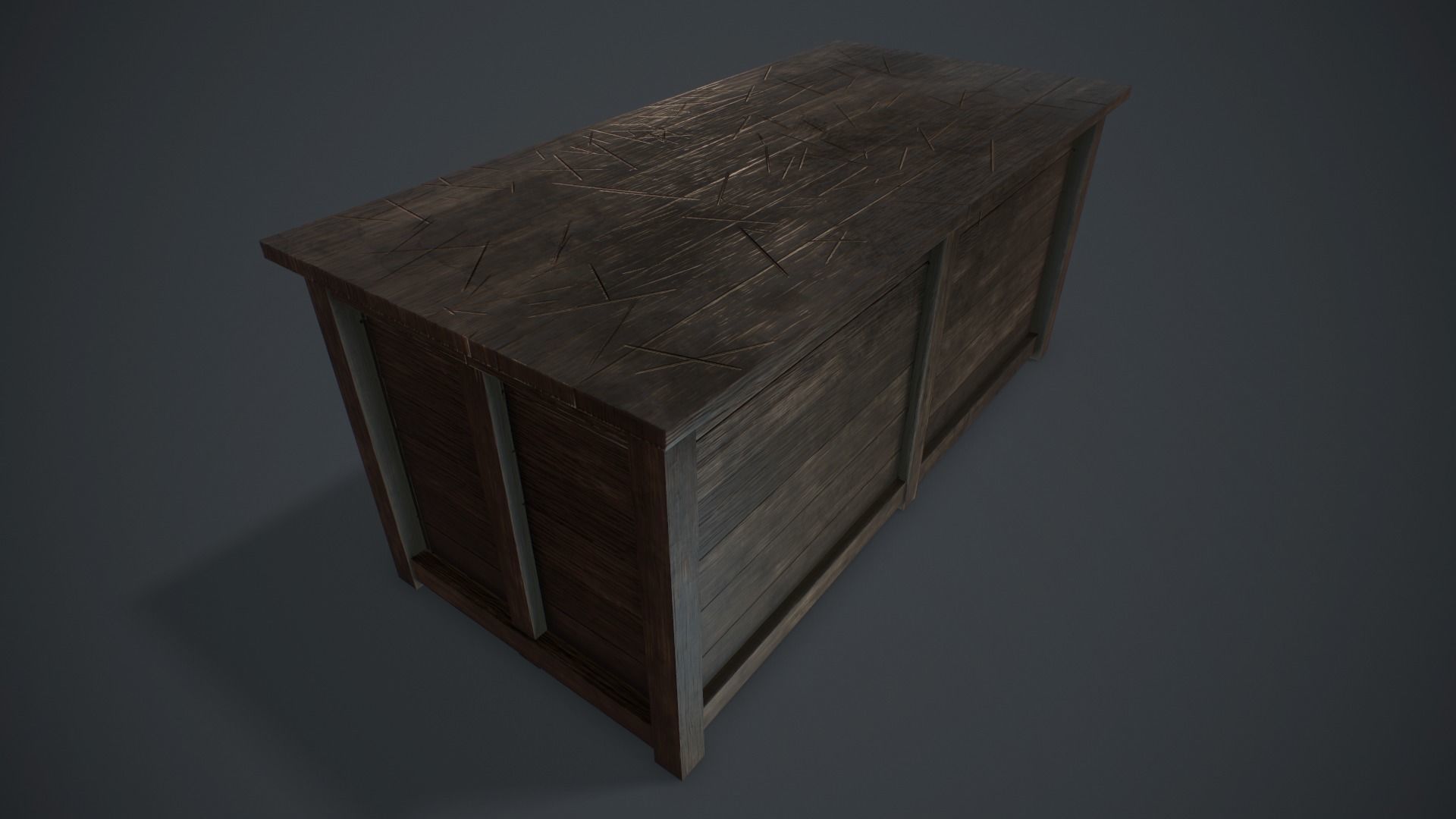 Set medieval storage boxes free VR / AR / low-poly 3D model | CGTrader