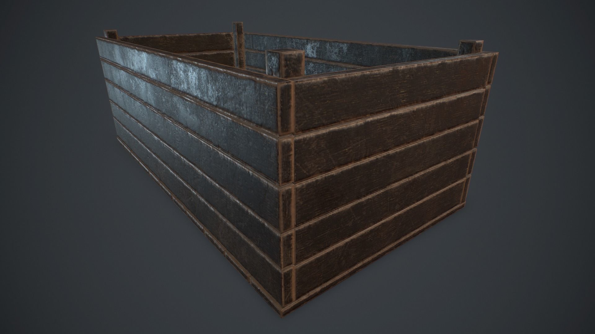 Set medieval storage boxes free VR / AR / low-poly 3D model | CGTrader