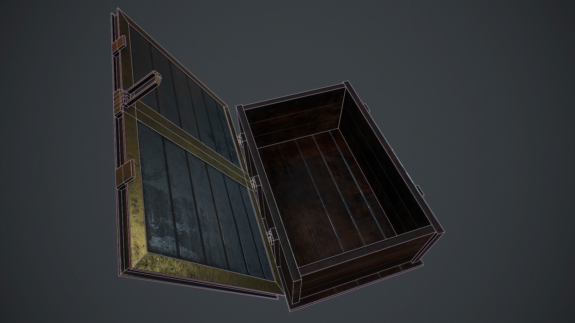 Set medieval storage boxes free VR / AR / low-poly 3D model | CGTrader