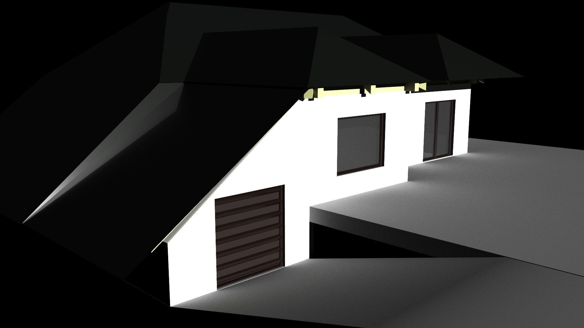 Ground House 3D model | CGTrader