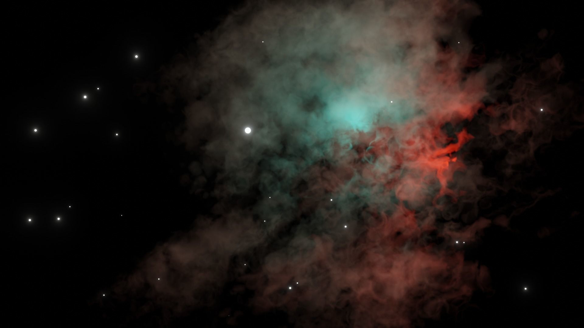 3D NEBULA procedural scene 3D model | CGTrader