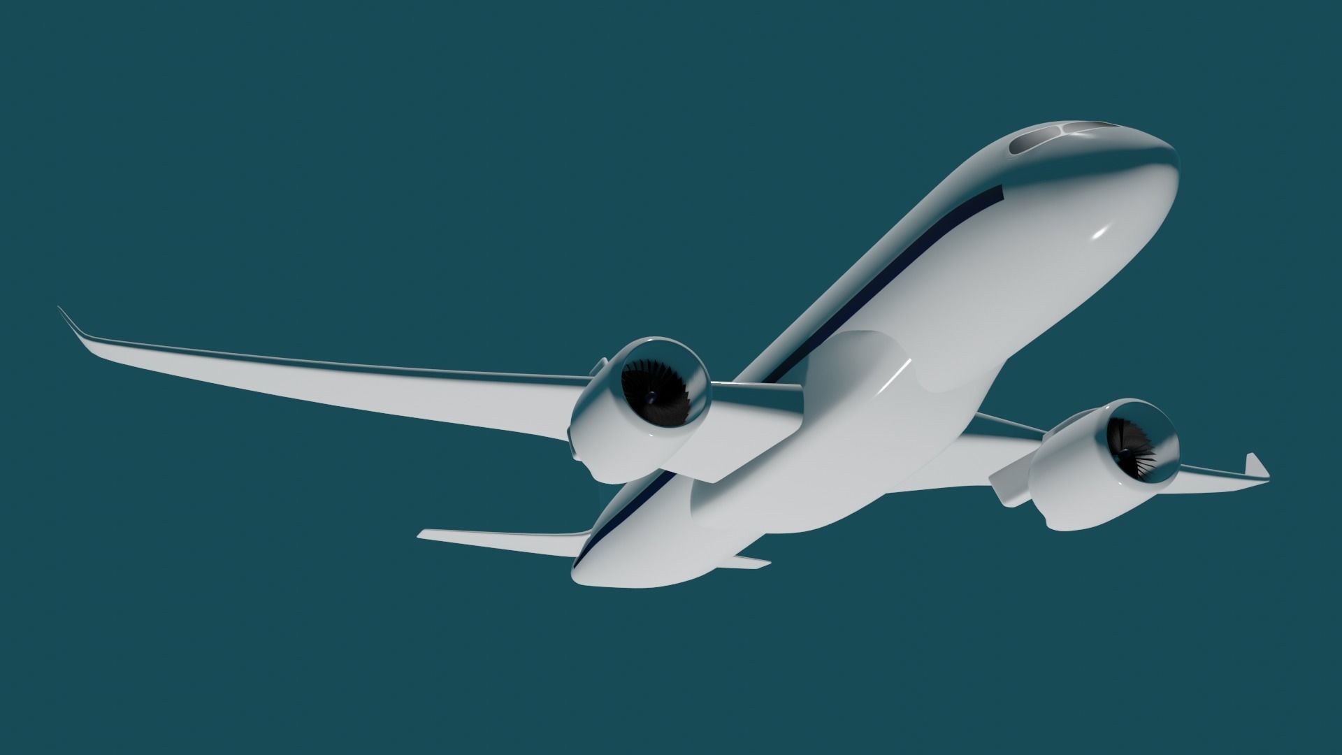 Airplane simple free 3D model | CGTrader