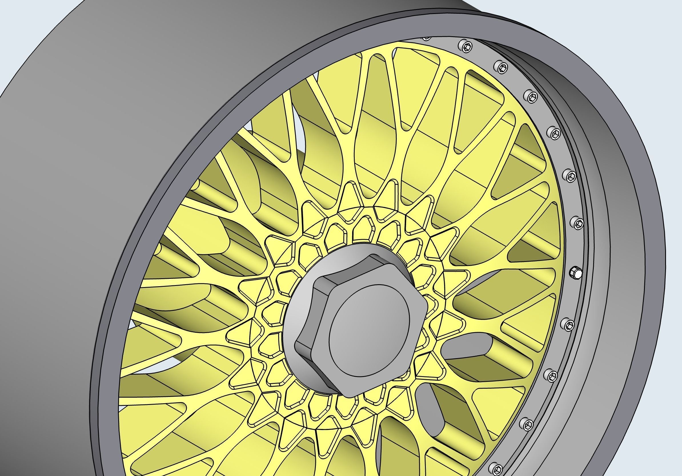 BBS rims for diecast model cars 3D model 3D printable | CGTrader