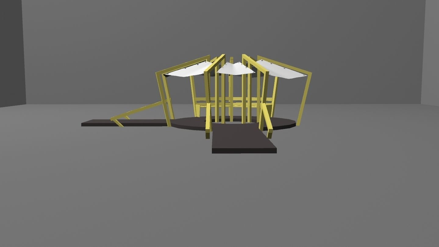 Modern wood Pavilion concept 3D model | CGTrader