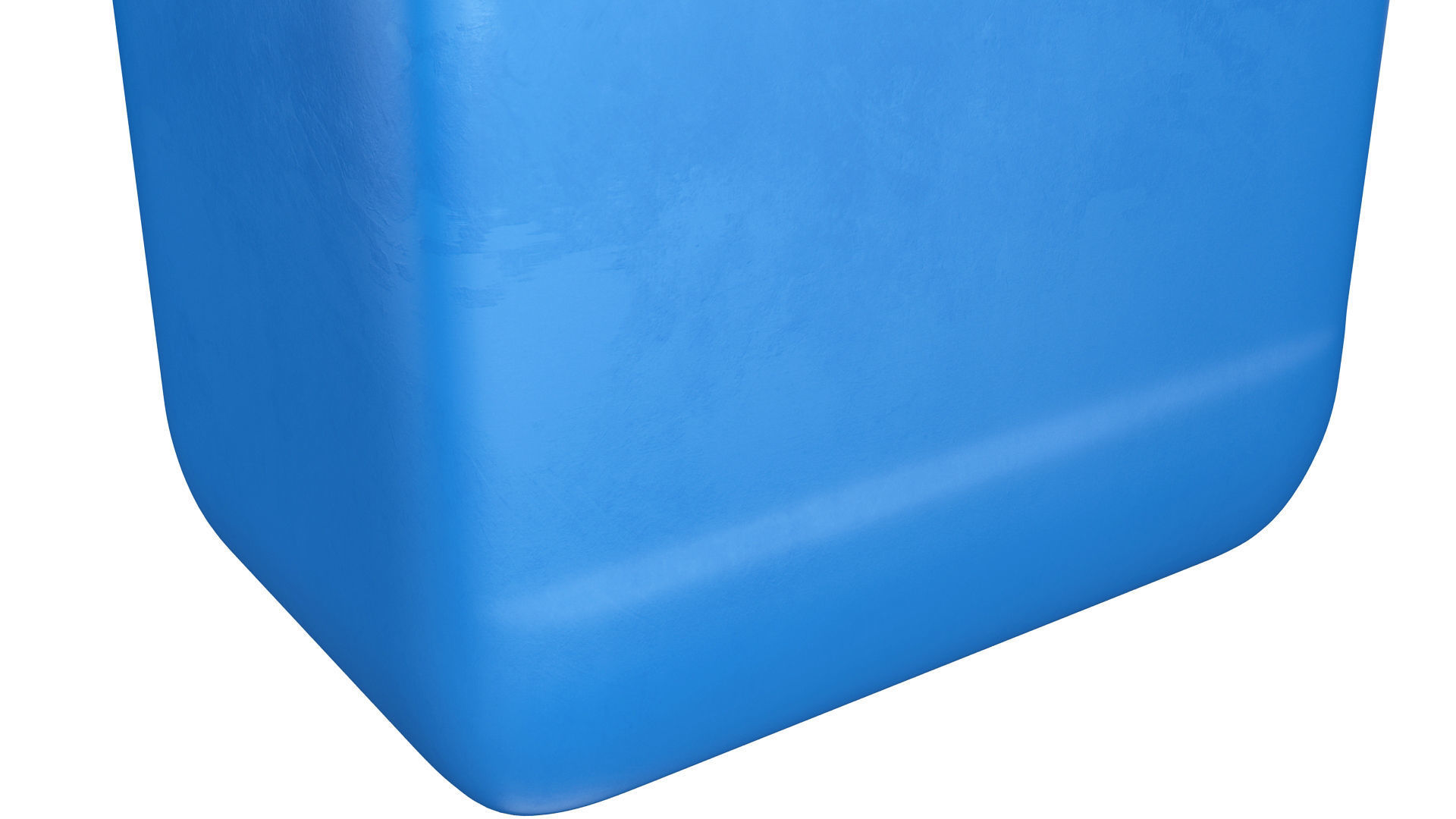 Plastic container blue 02 3D model | CGTrader