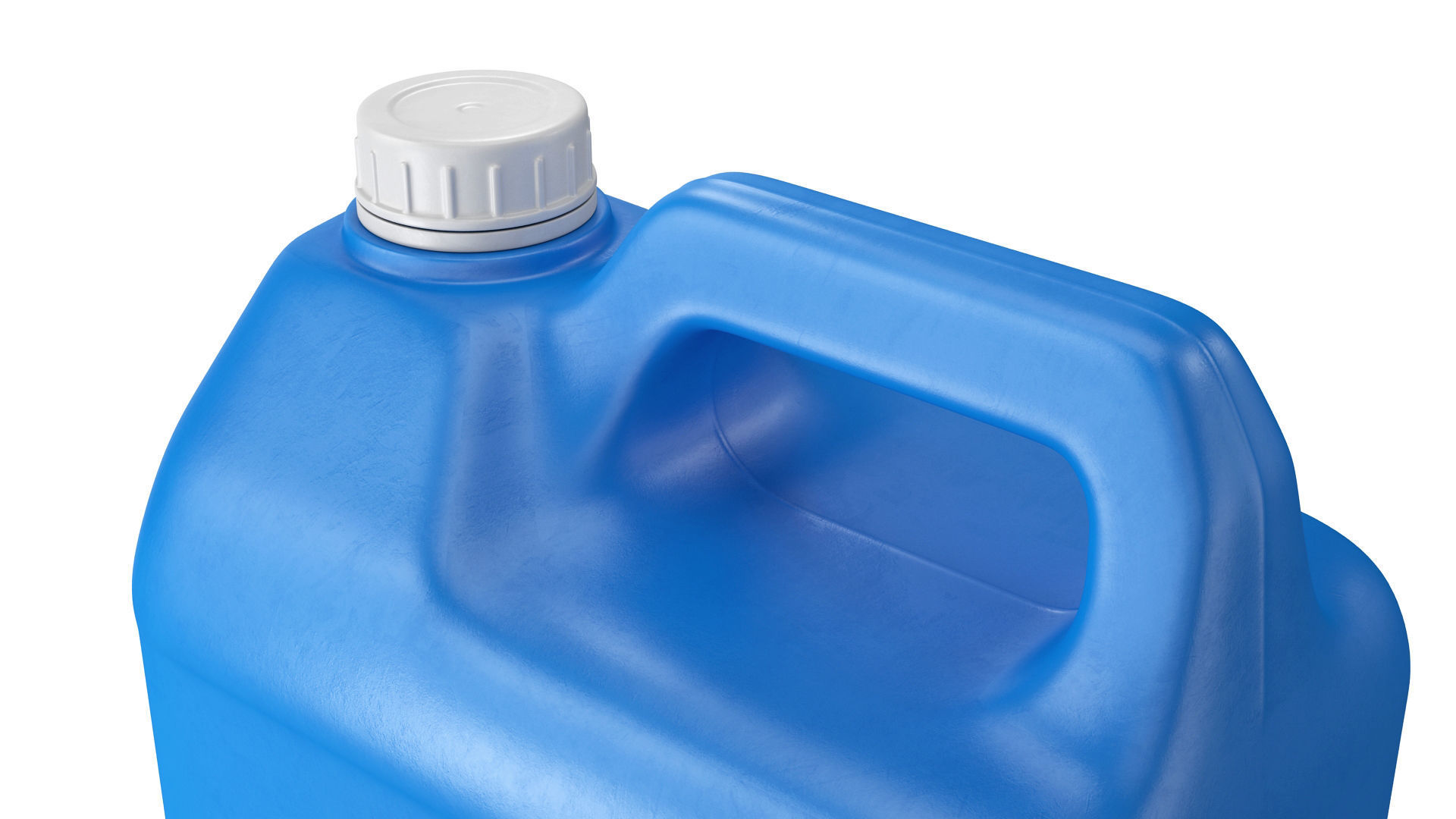 Plastic container blue 02 3D model | CGTrader