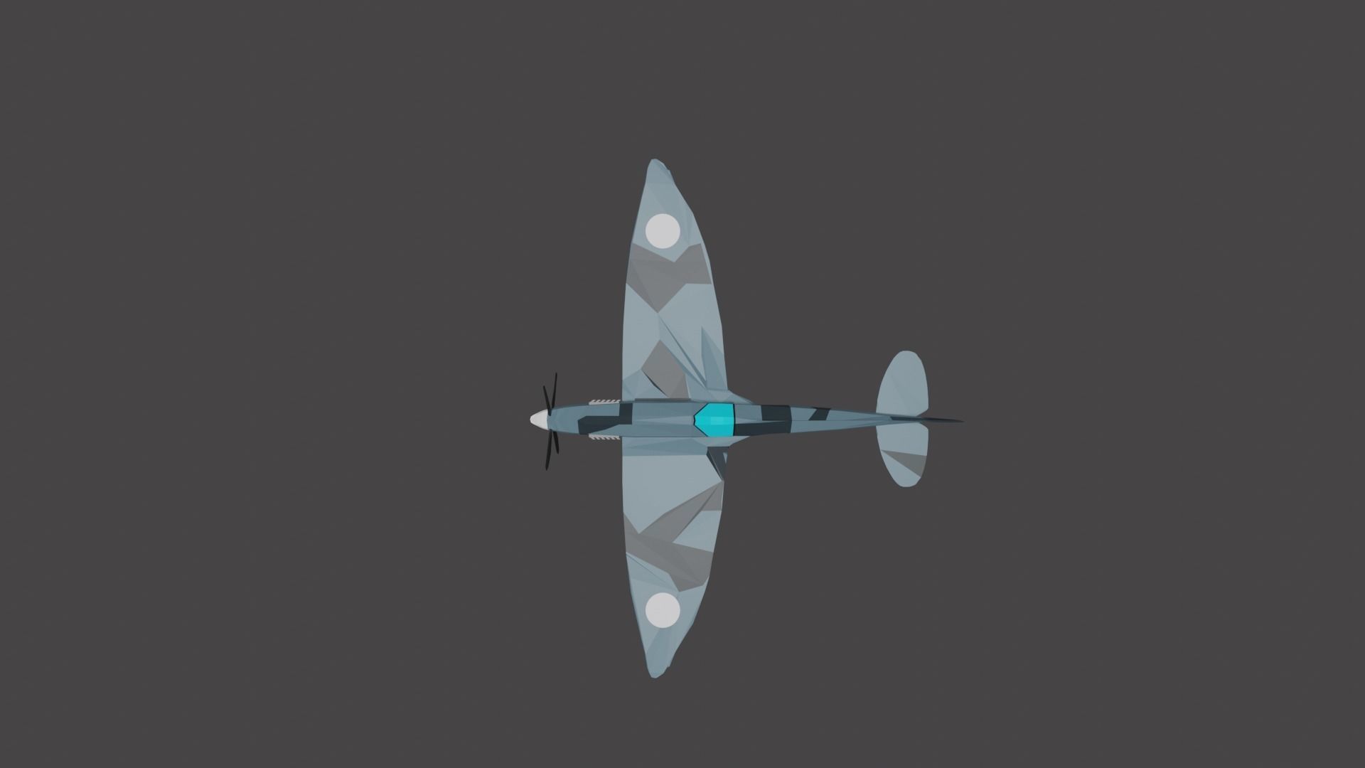 Cartoon Spitfire free VR / AR / low-poly 3D model | CGTrader