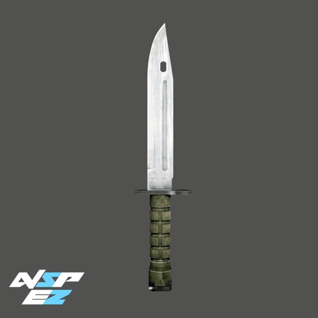 3D model Bayonet CS GO Knife VR / AR / low-poly | CGTrader