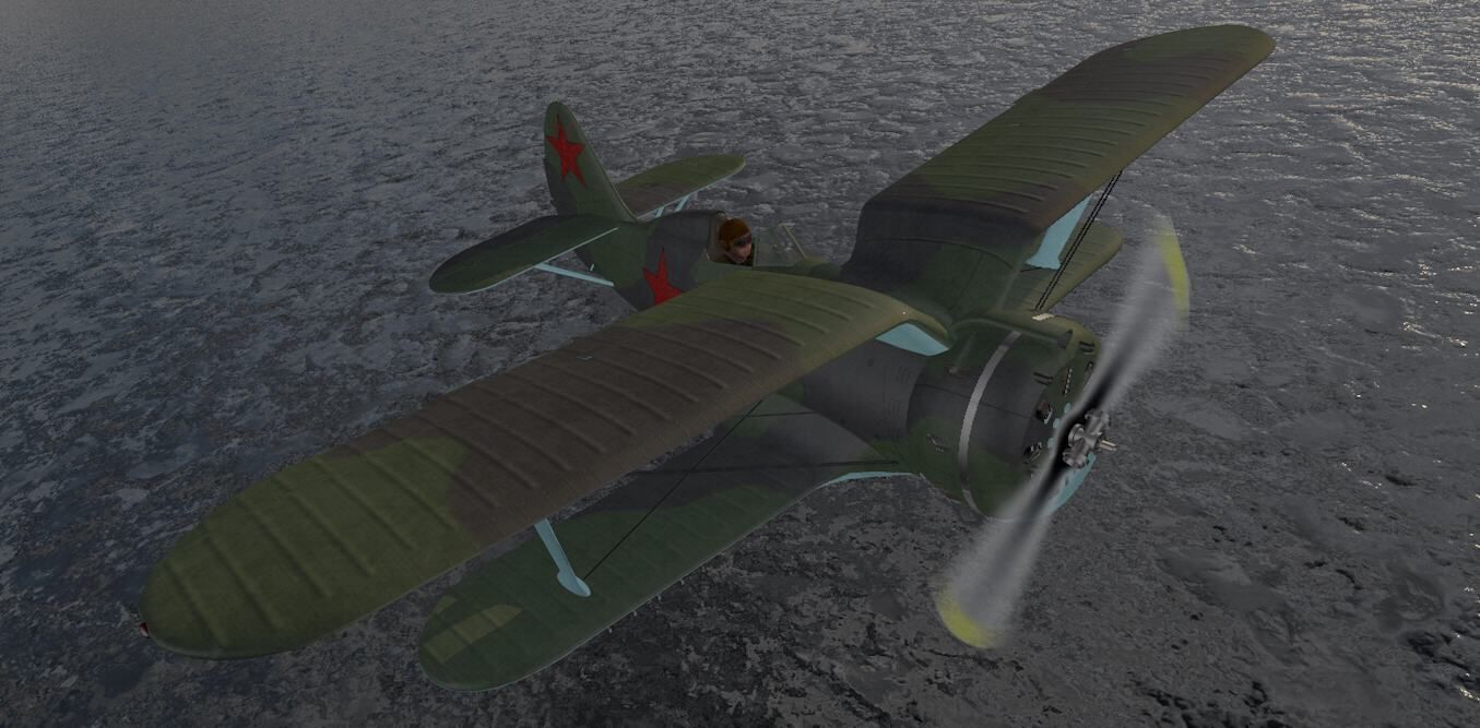 Polikarpov I-153 Chaika 3D model | CGTrader