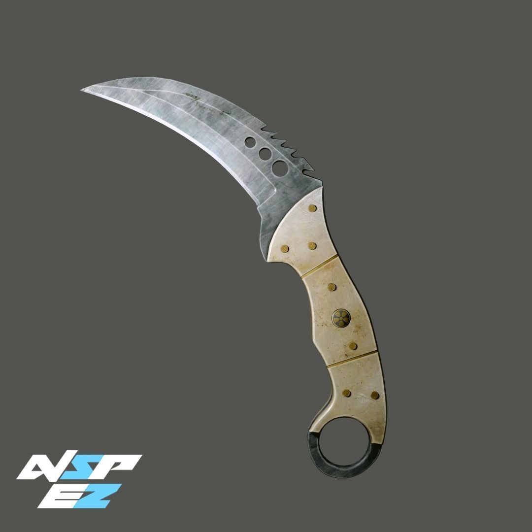 3D model Talon Knife CS GO Knife VR / AR / low-poly | CGTrader