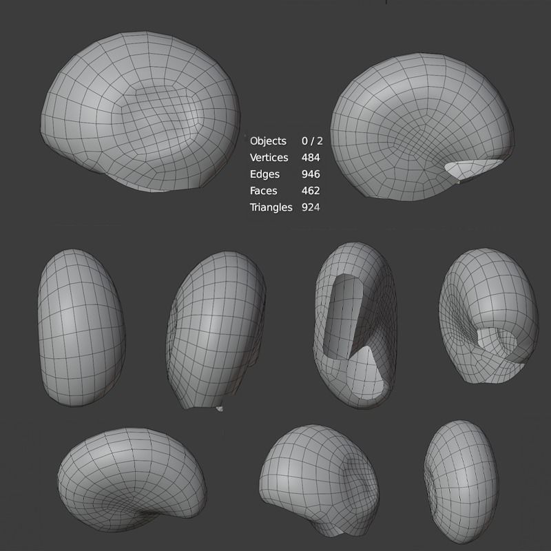 3D model Snail Shell 3D Low Poly VR / AR / low-poly | CGTrader