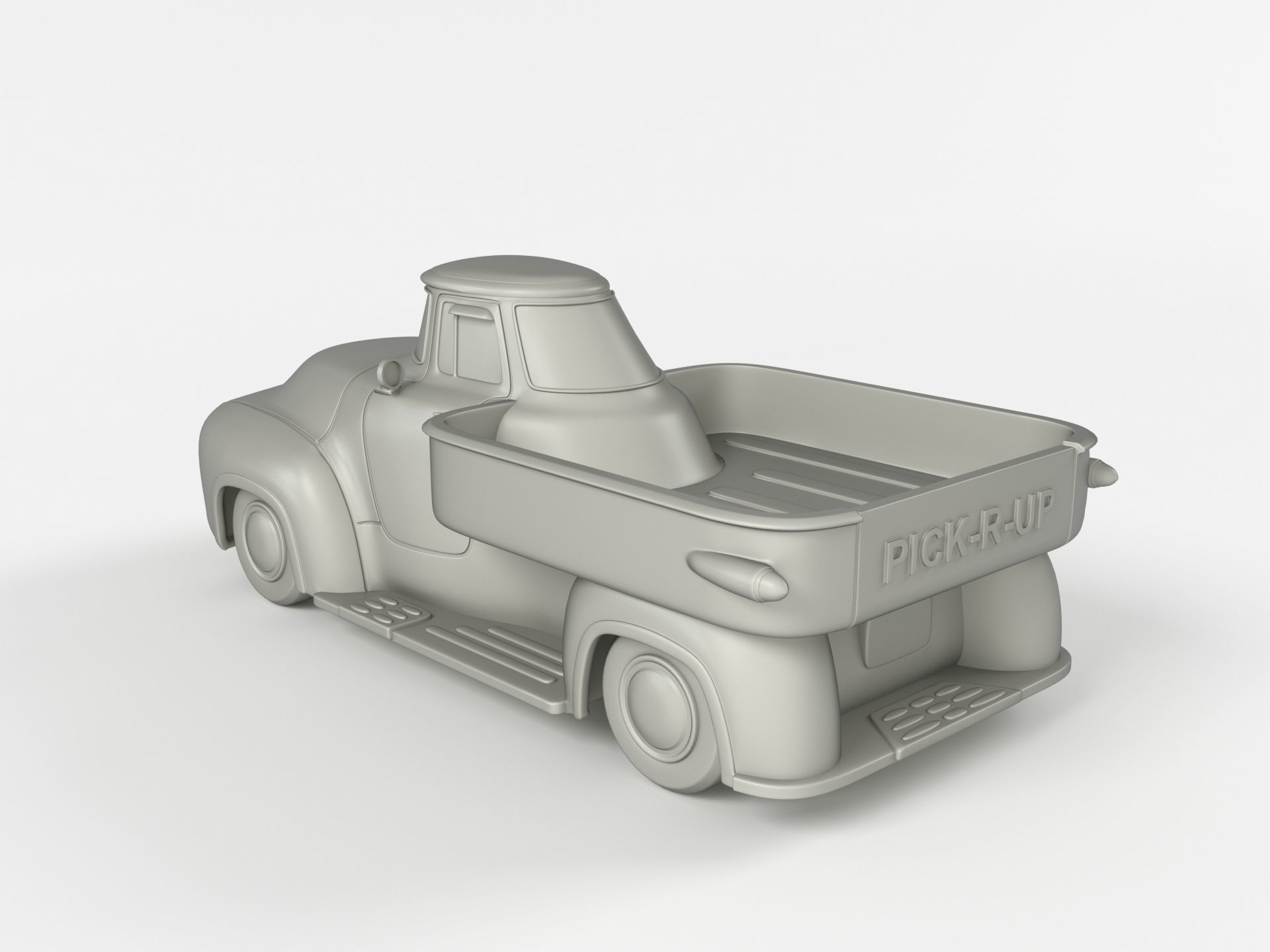 Pick-R-Up Truck Fallout 4 3D model 3D printable | CGTrader