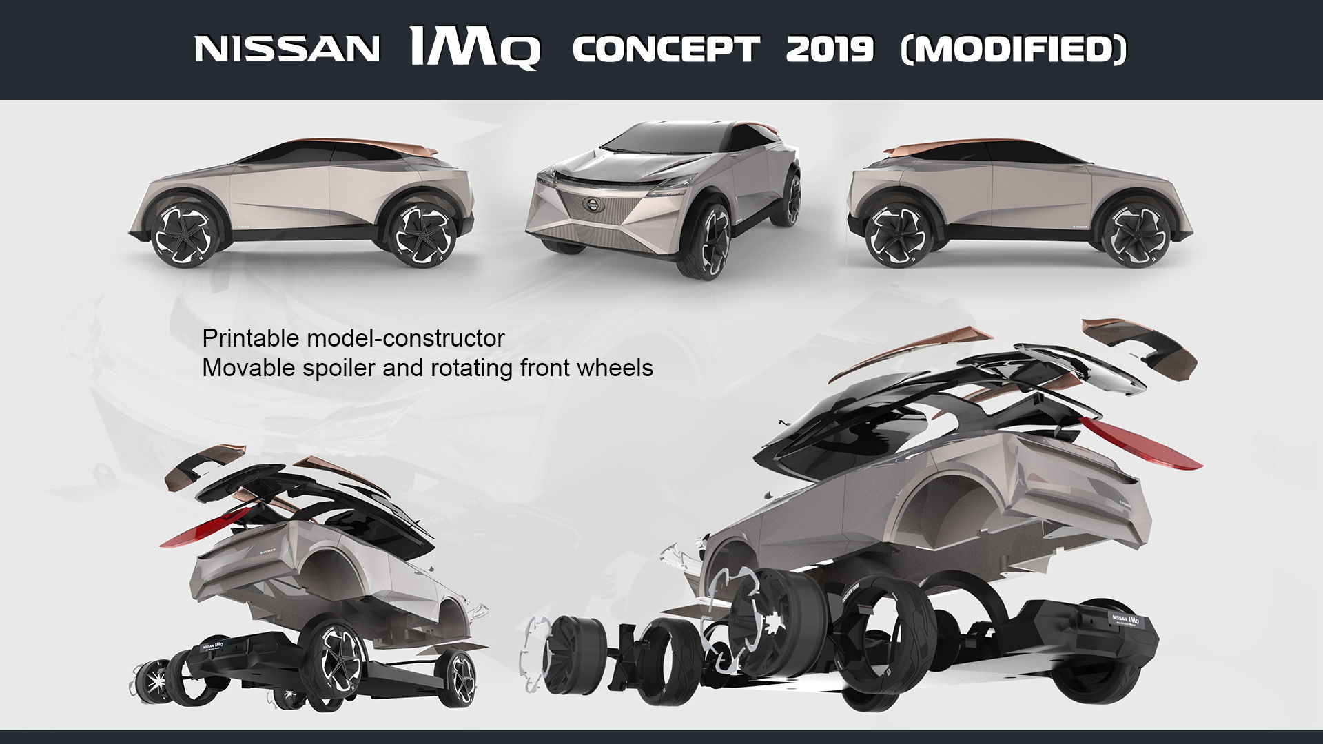 Nissan IMq Concept 2019 Modified 3D model | CGTrader