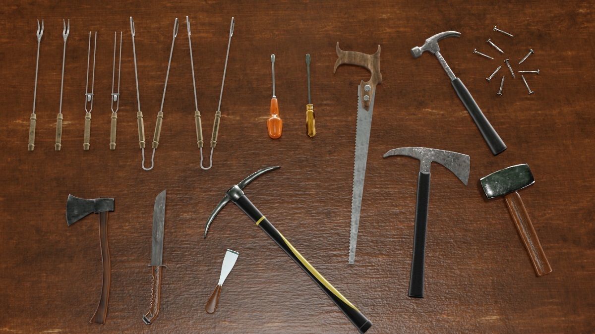 3D model Toolkit 3D Model Collection VR / AR / low-poly | CGTrader