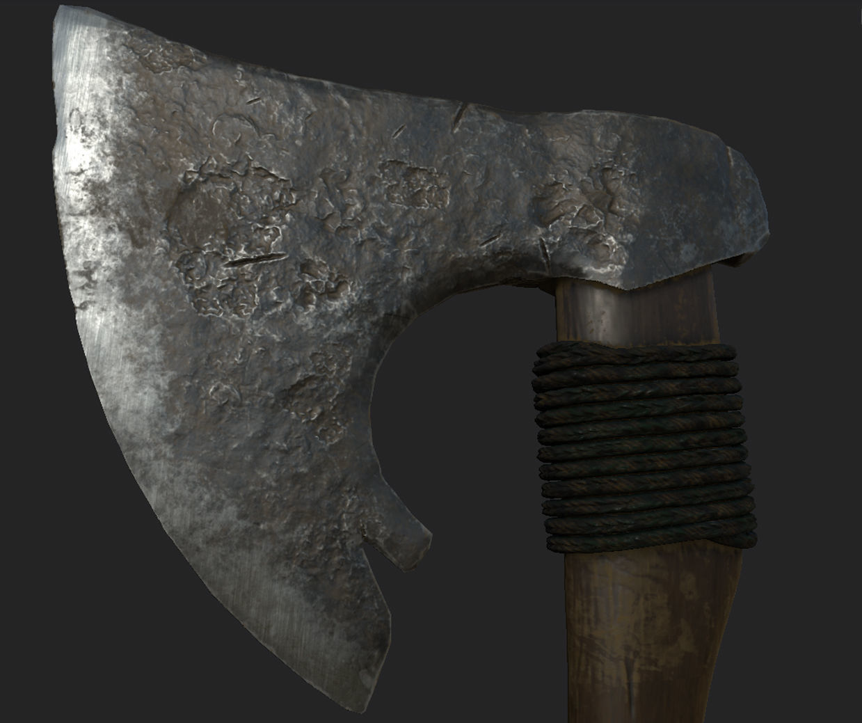 OLD AXE HIGHPOLY AND HIGH RESOLUTION TEXTURES 3D model | CGTrader
