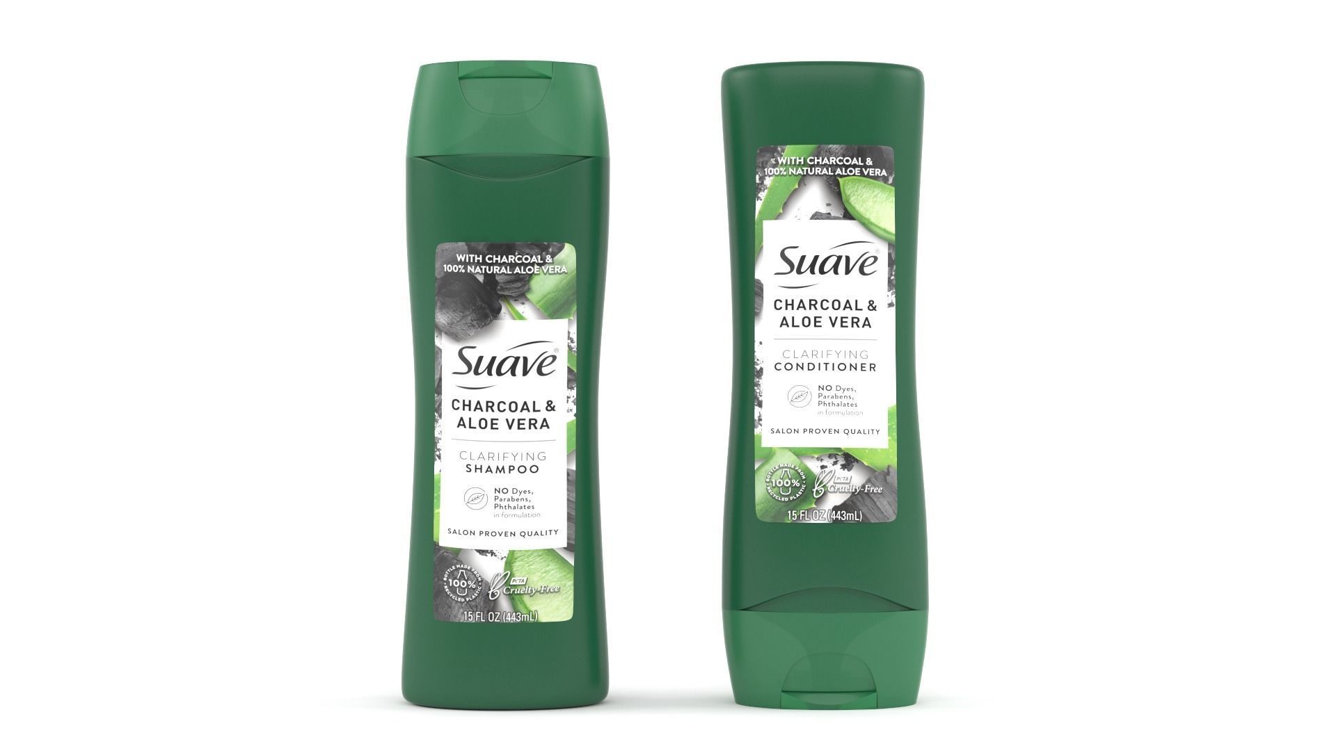 Suave Shampoo and Conditioner 3D model | CGTrader