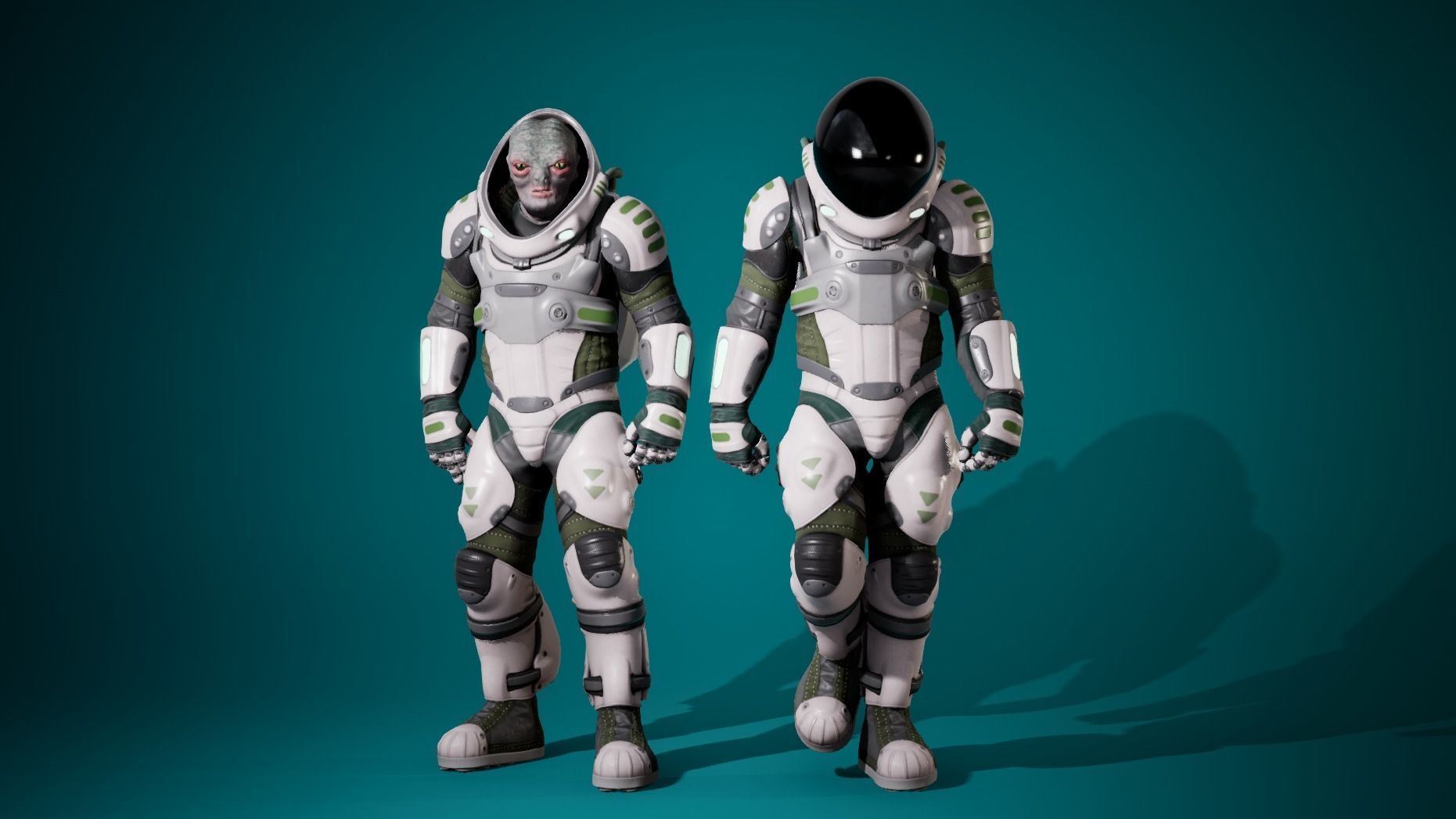 3D model Space explorer VR / AR / low-poly | CGTrader