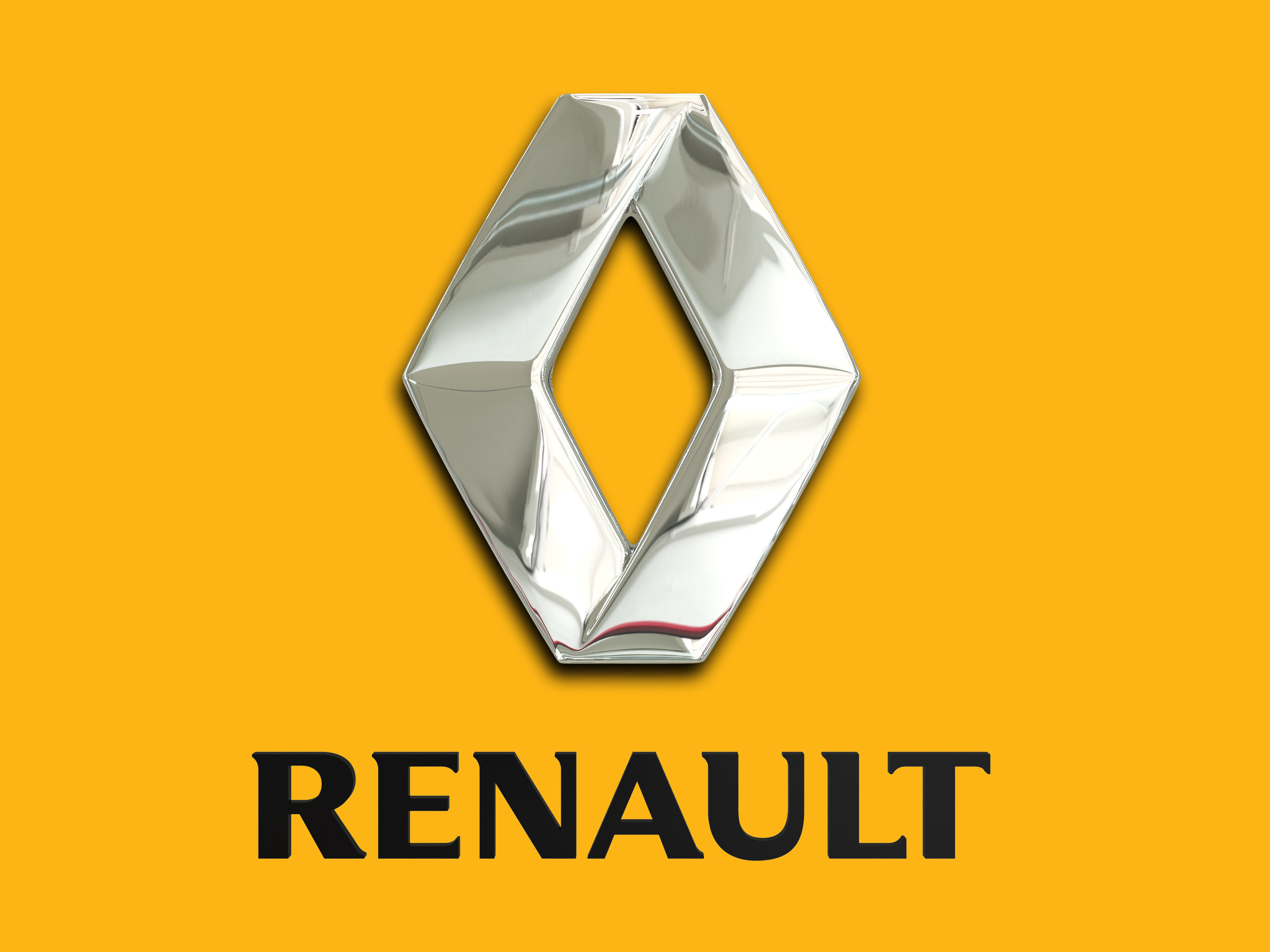 Renault car logo emblem 3D model | CGTrader
