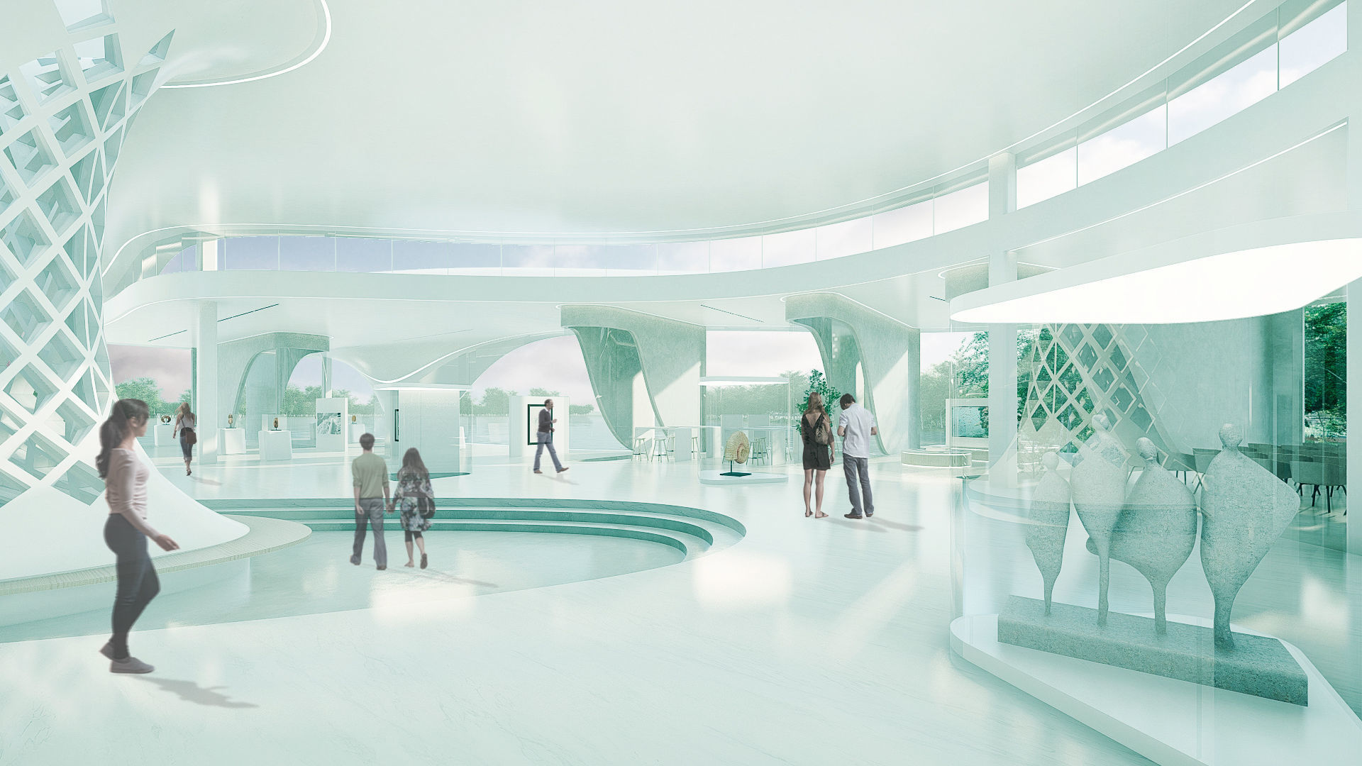 Museum Sketchup 3d model and Lumion Ready scene 3D model | CGTrader