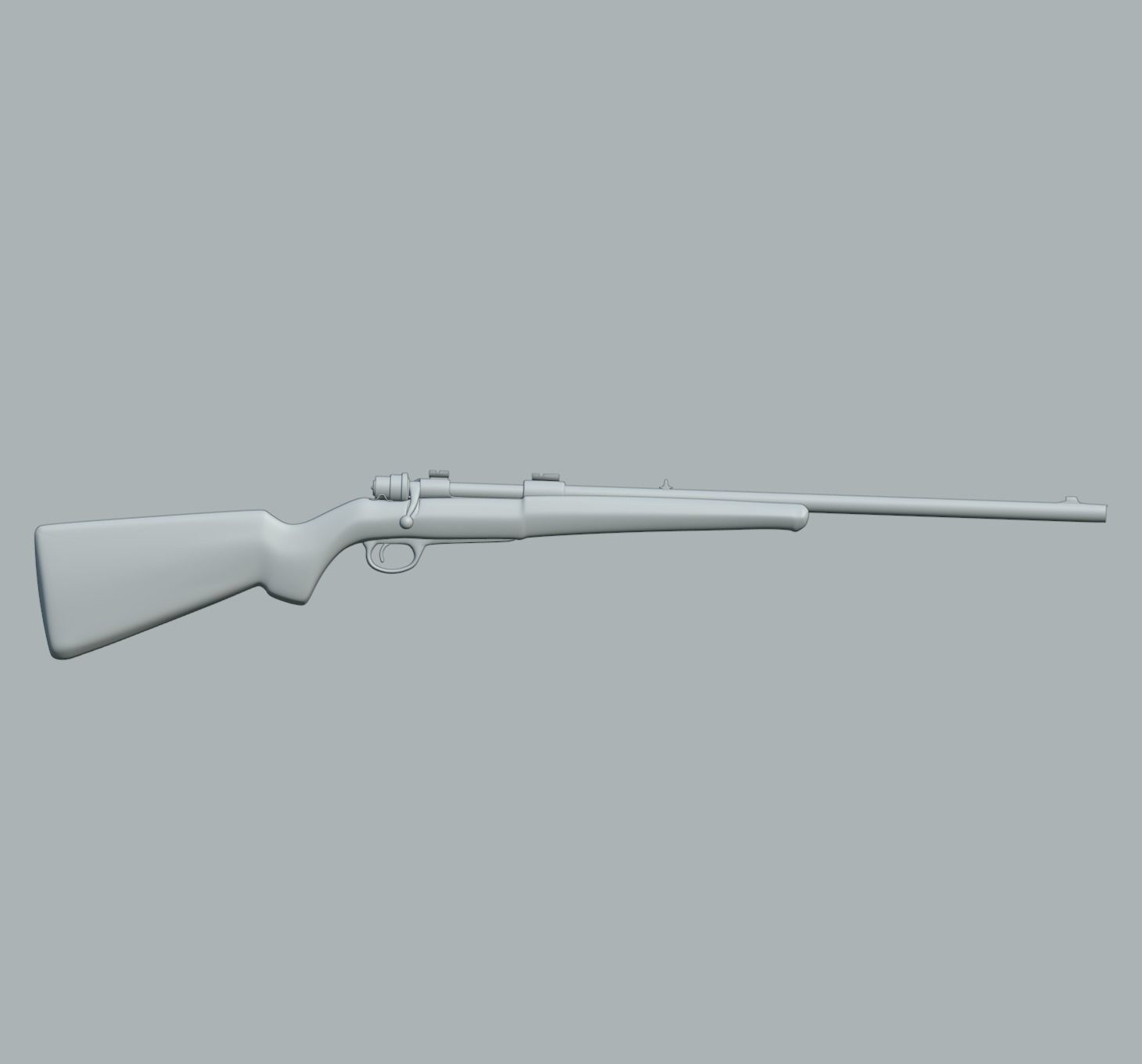 Free FPS Hunting Rifle 3D model | CGTrader