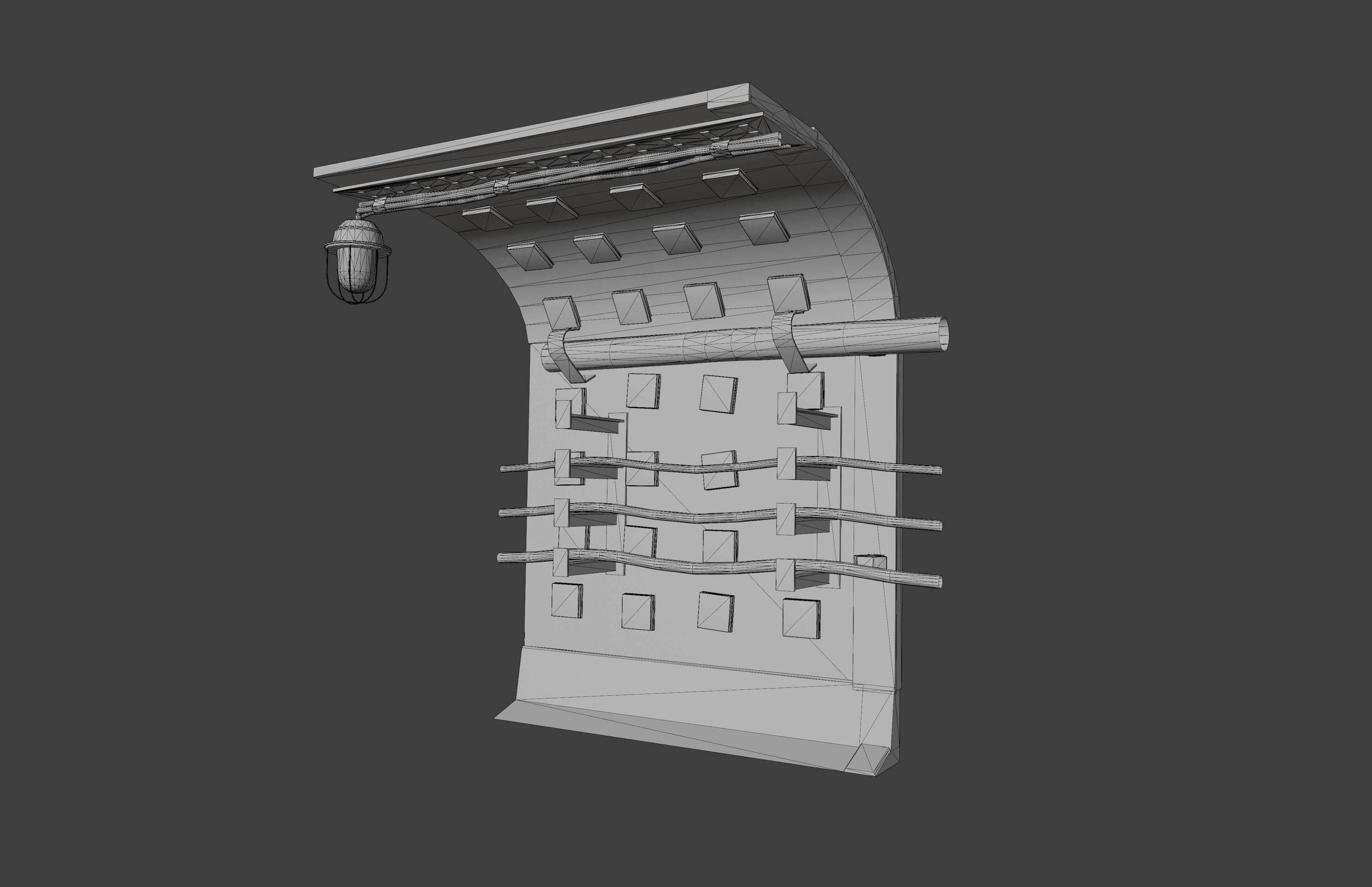 3D model Soviet Bunker Asset Modular - Low Poly VR / AR / low-poly ...