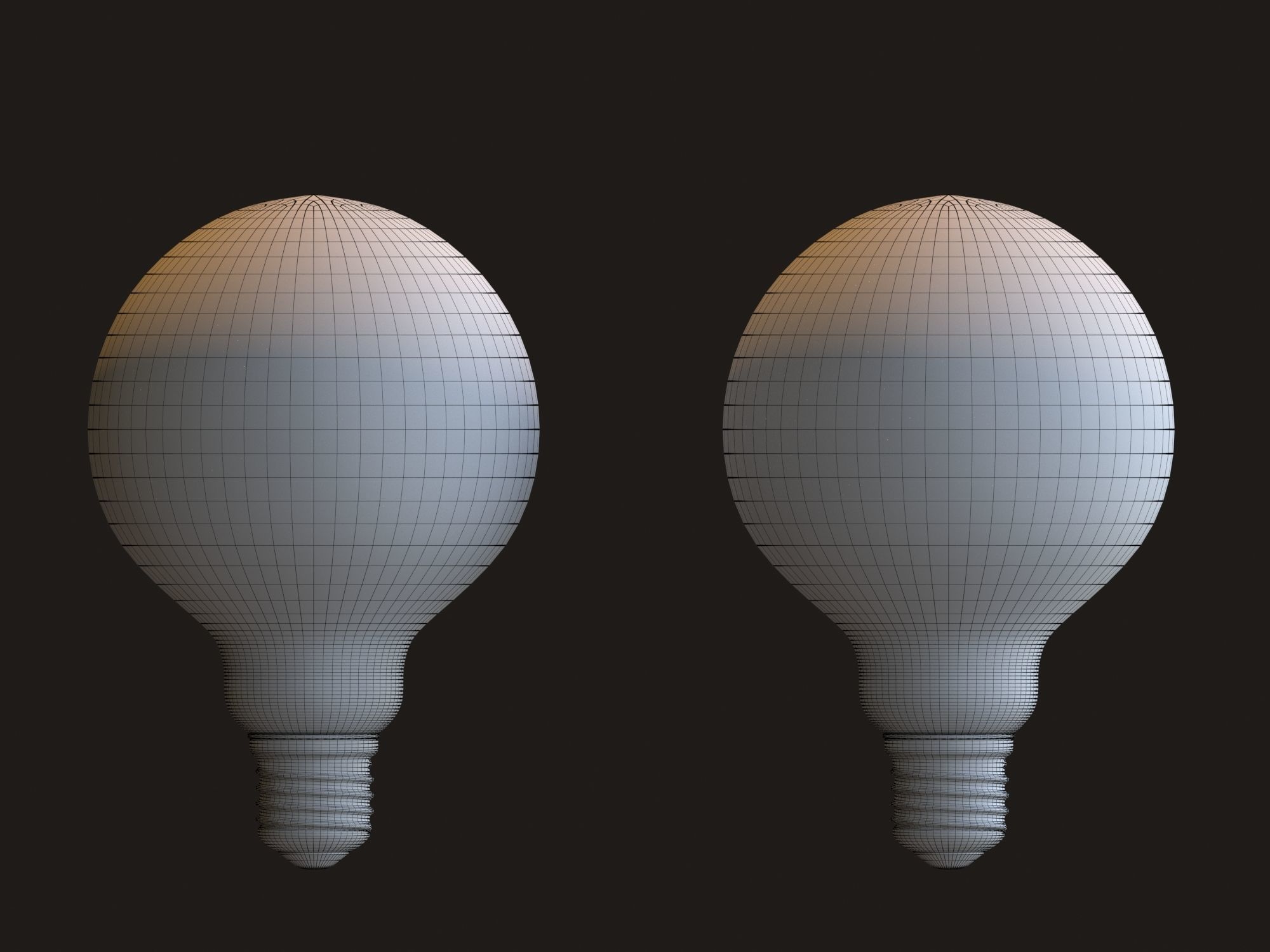 Edison Crown LED bulb 3D model | CGTrader