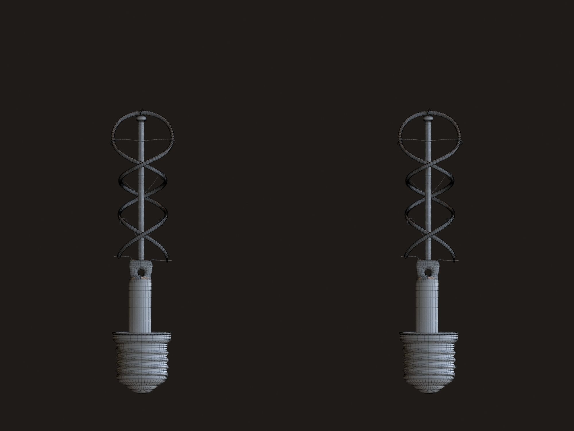 Edison Crown LED bulb 3D model | CGTrader