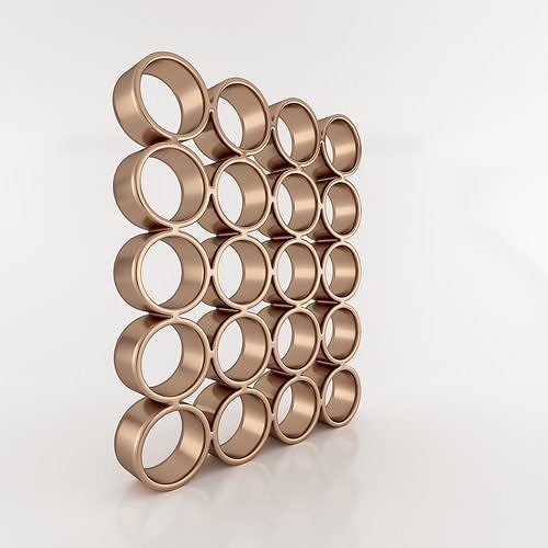 Cylinder shelf 3D model | CGTrader