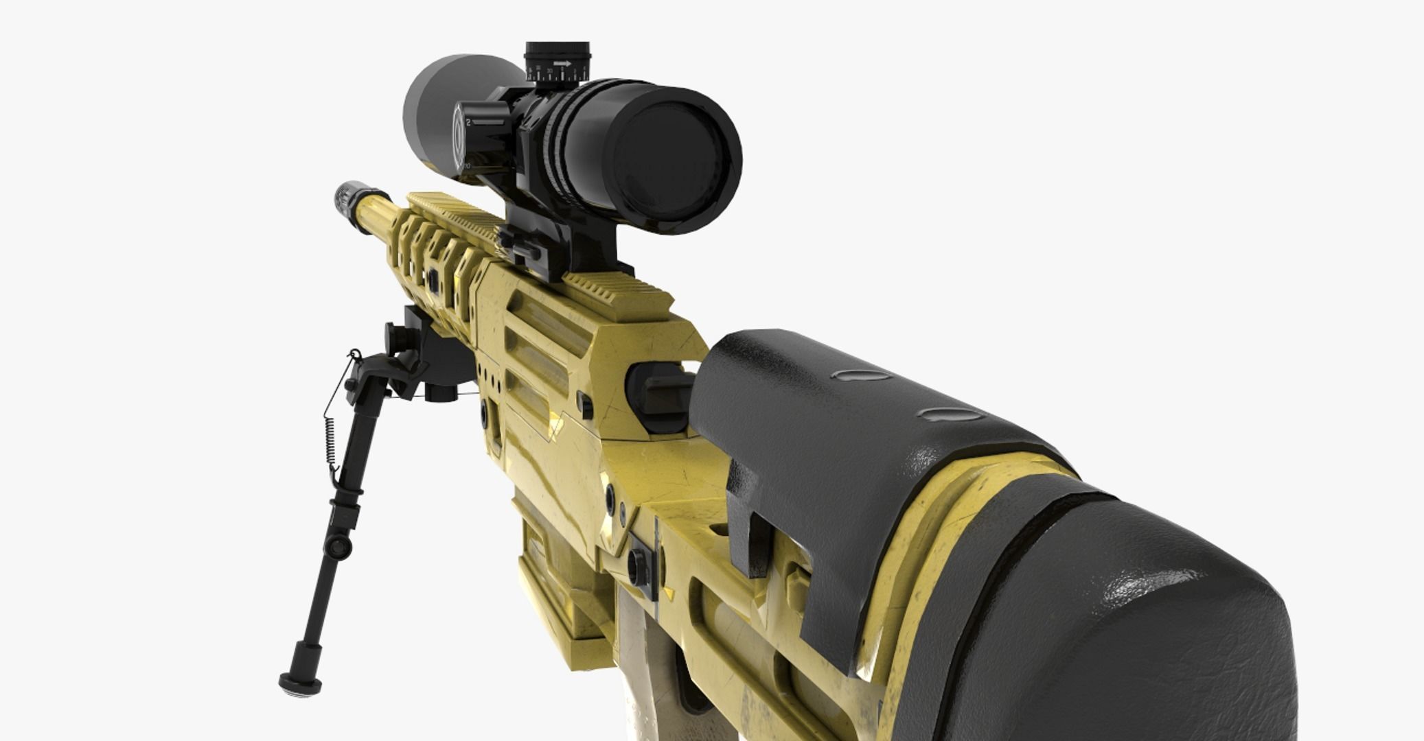 3D model FN Ballista rifle VR / AR / low-poly | CGTrader
