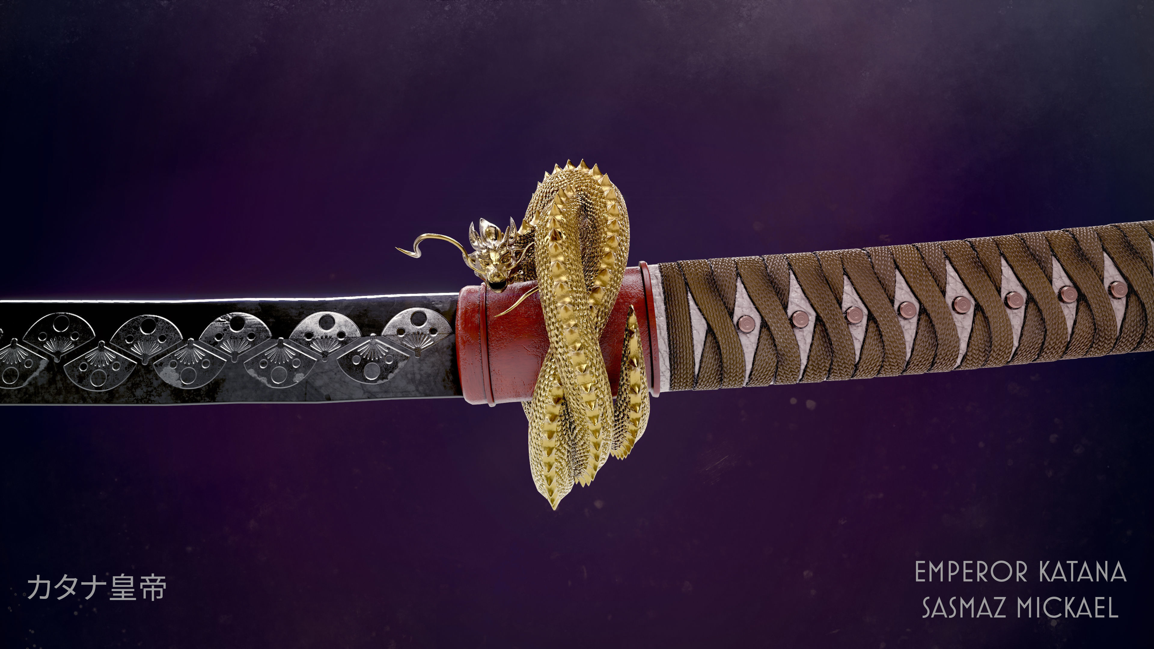 3D model Emperor Katana VR / AR / low-poly | CGTrader
