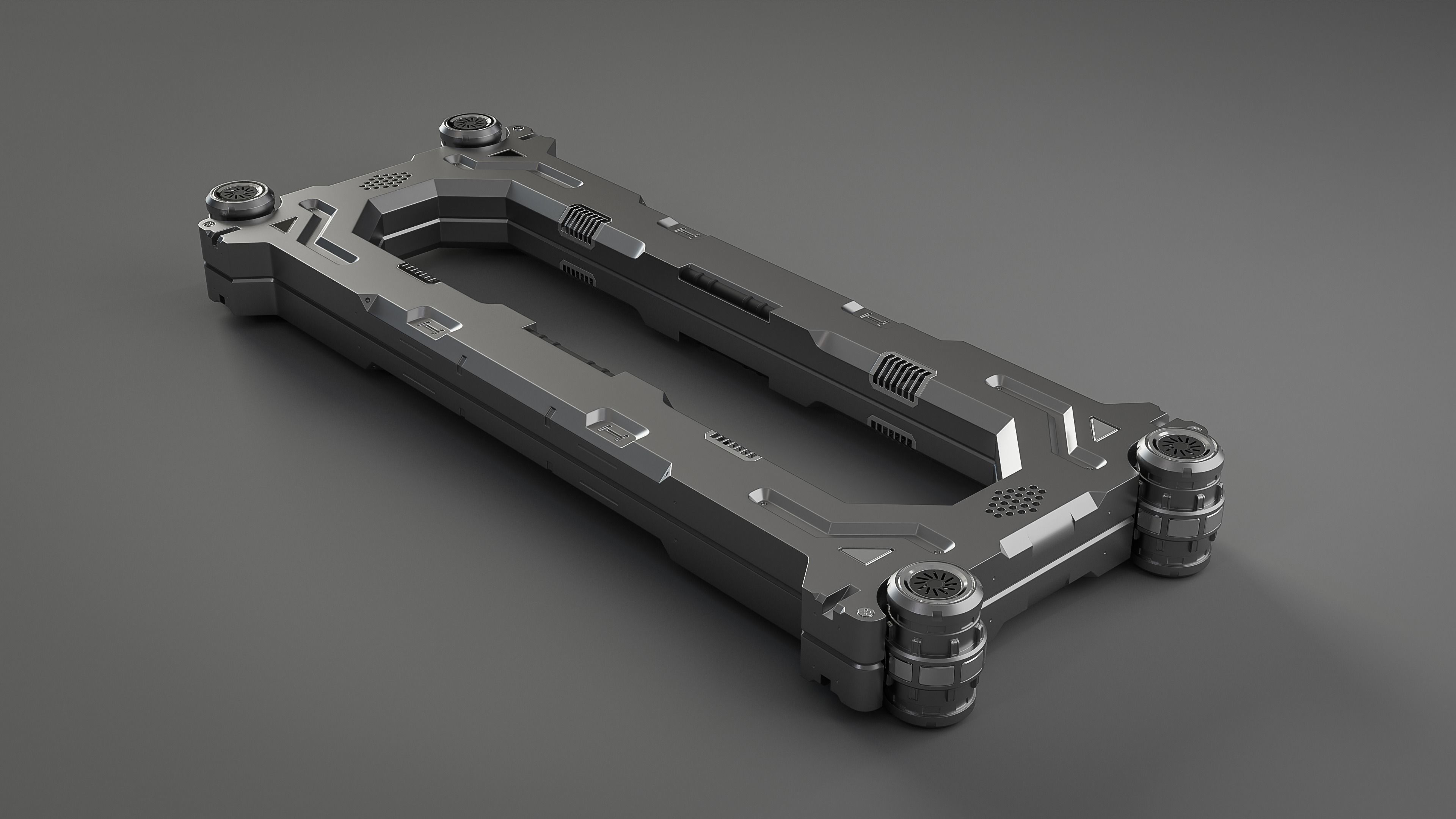 Sci-Fi Industrial Object 01 3D model | CGTrader