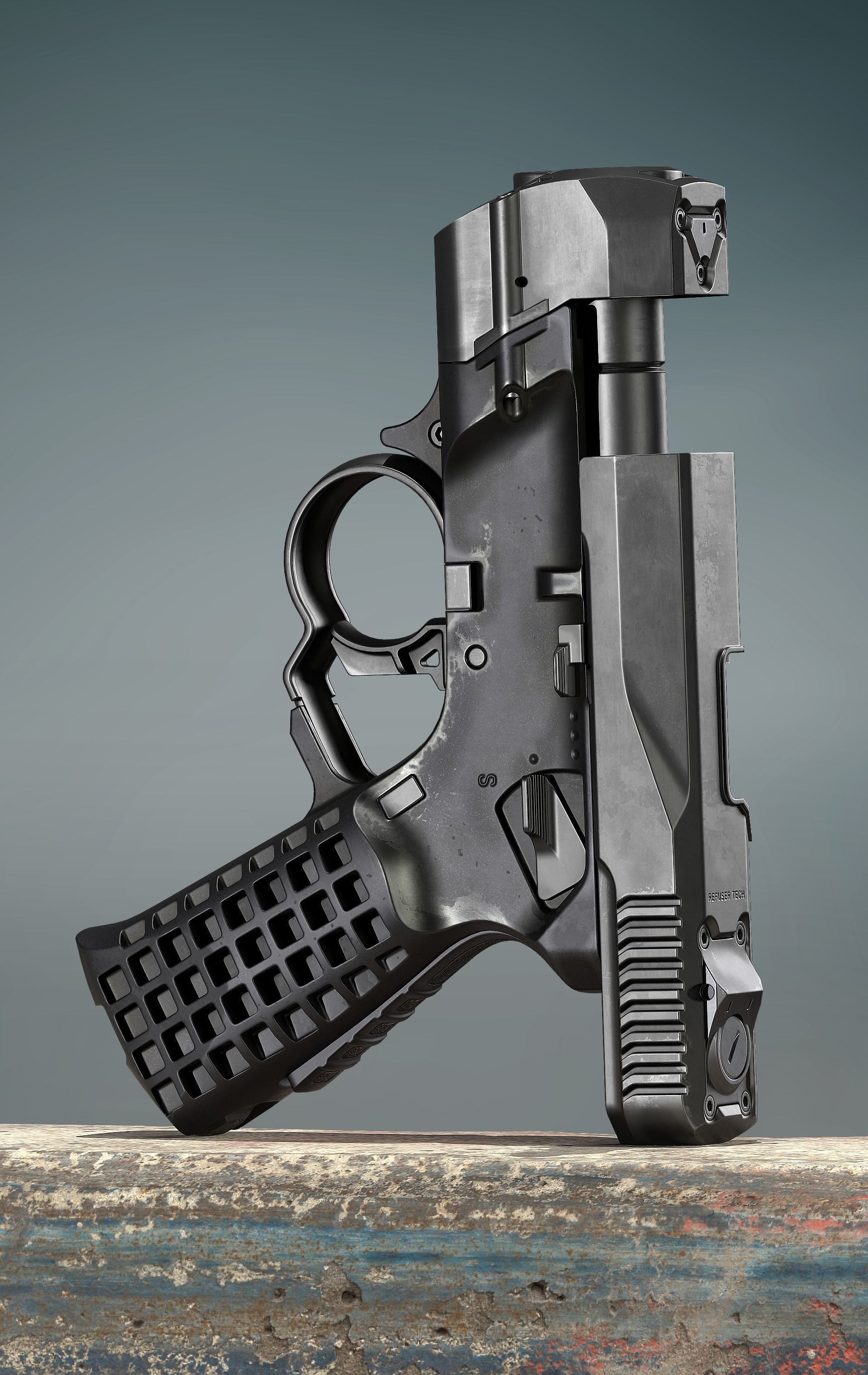 3D model pew pew - Refuser Tech VR / AR / low-poly | CGTrader