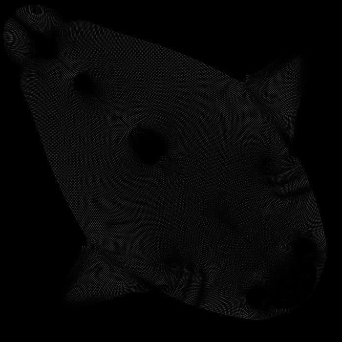 Chibi whale shark 3D model 3D printable | CGTrader