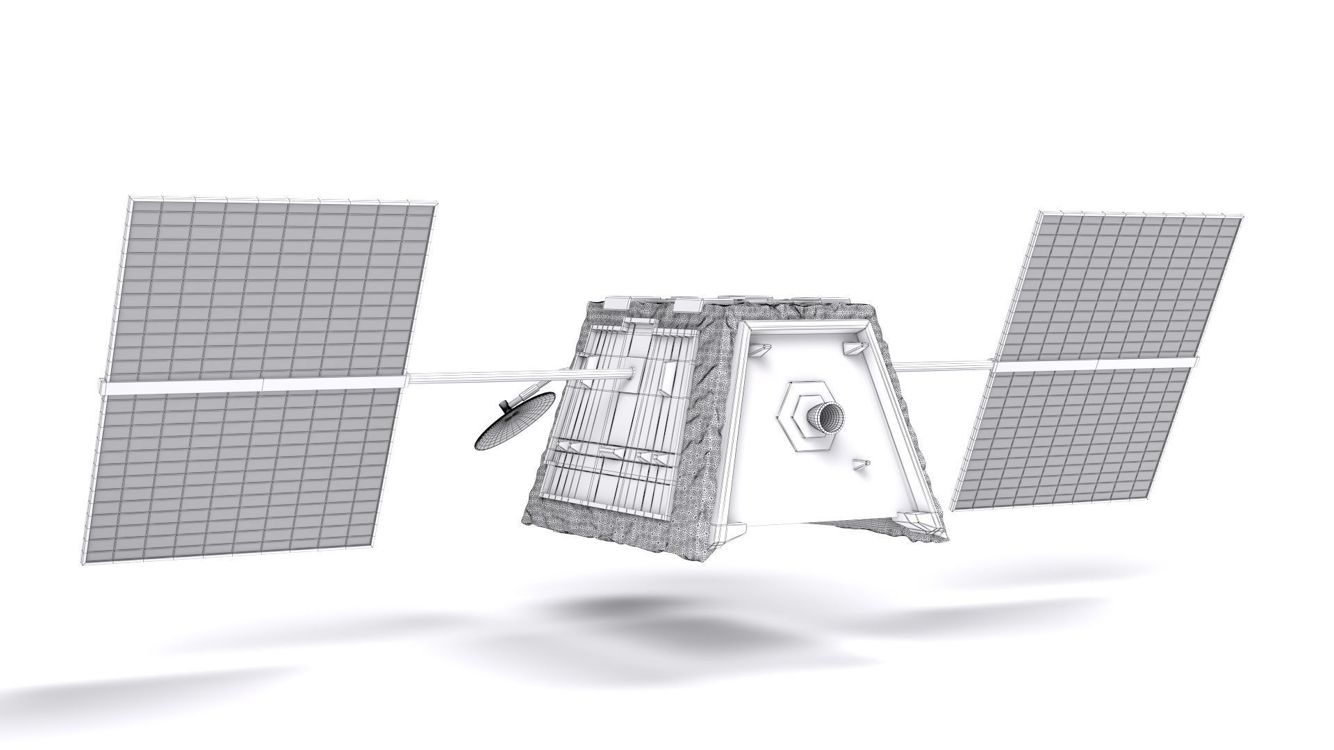 weather satellite 3D model | CGTrader