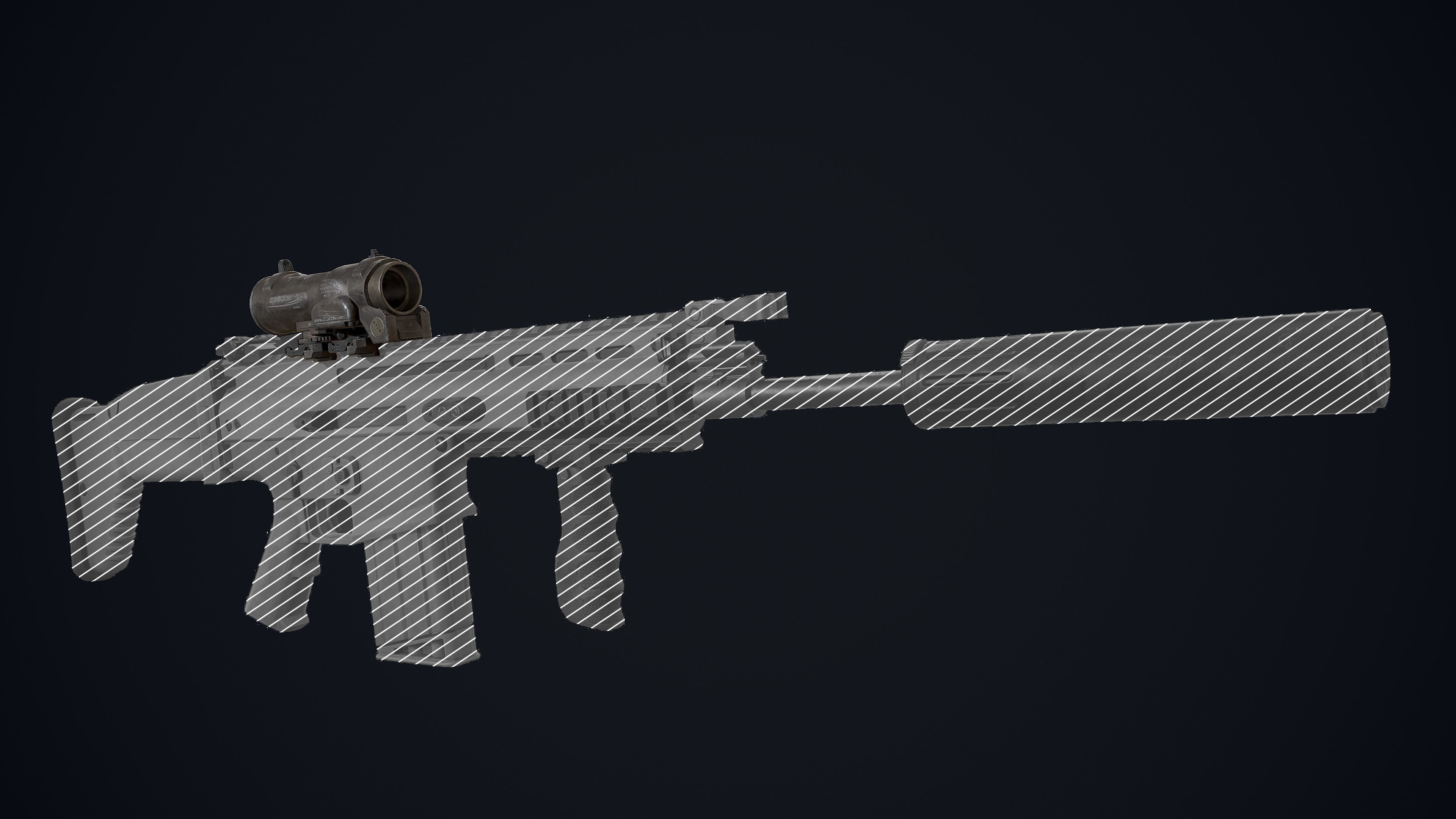 3D model ELCAN SPECTER VR / AR / low-poly | CGTrader