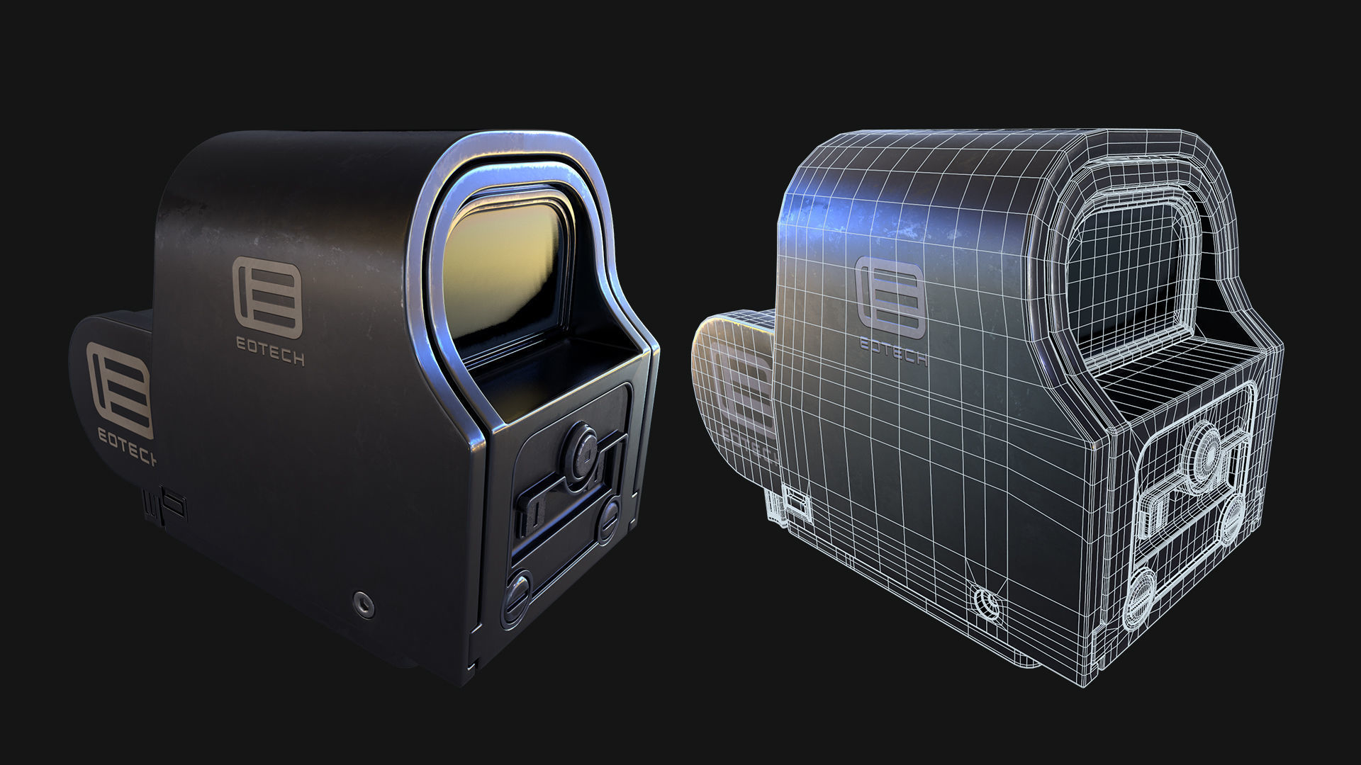 EOTECH XPS2 Holographic Sight 3D model | CGTrader