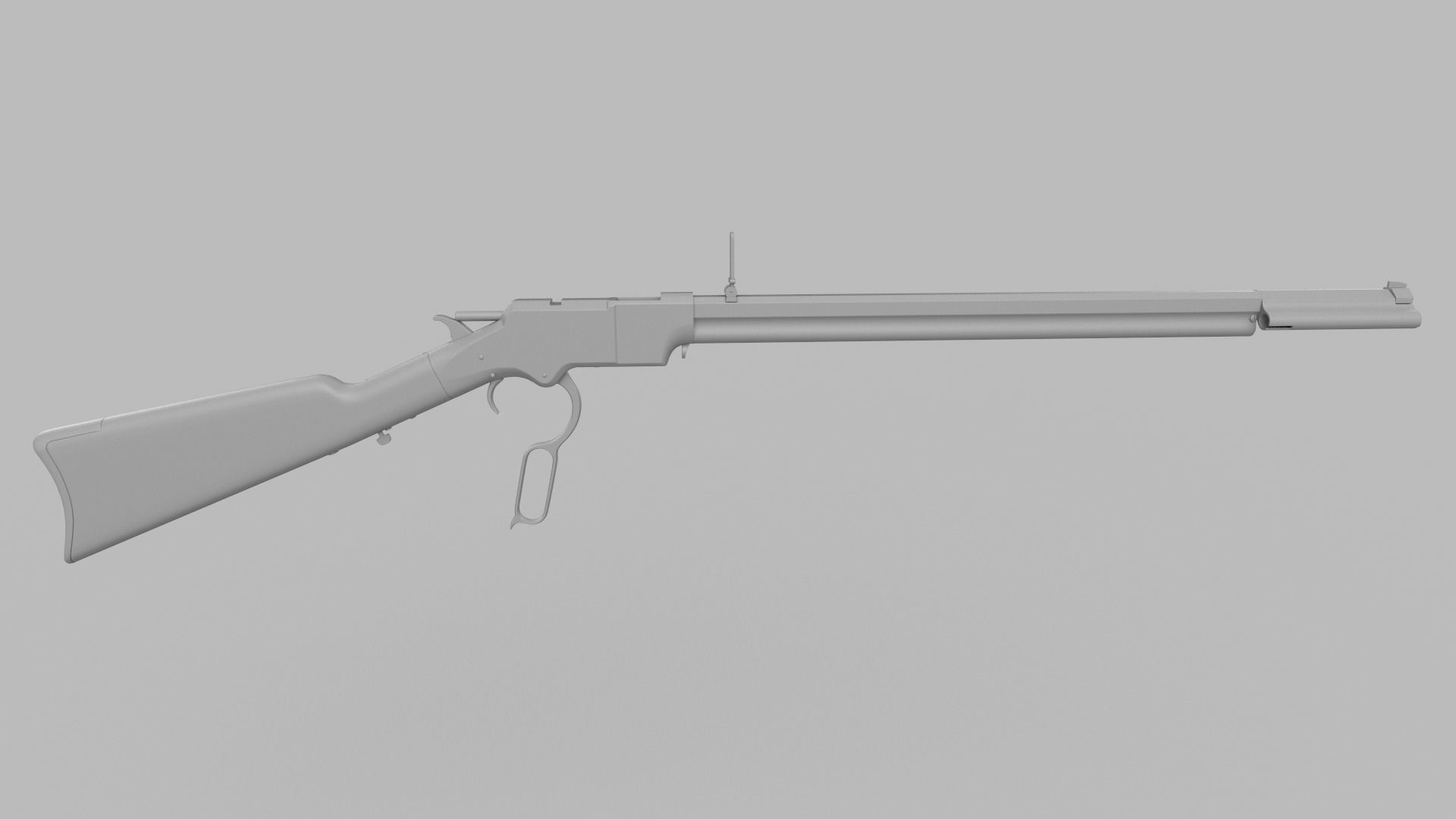 Henry Rifle 1860 3D model | CGTrader