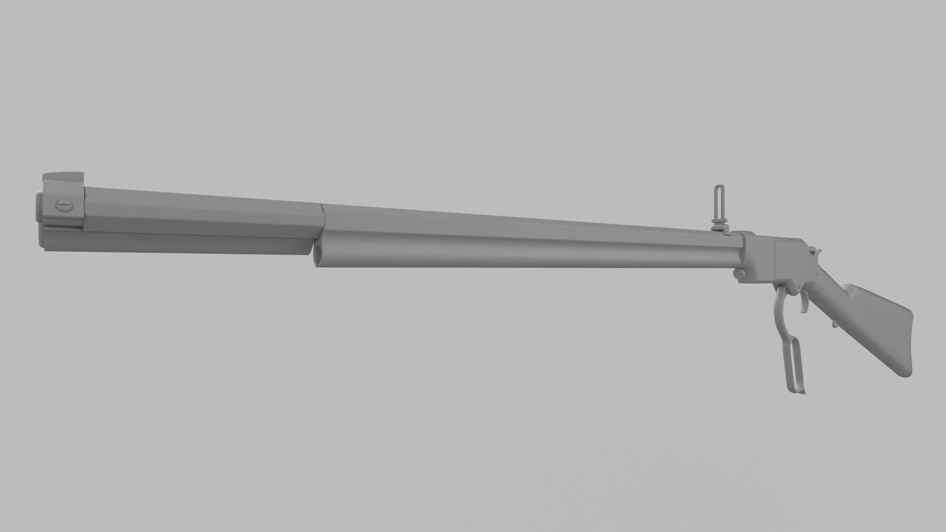 Henry Rifle 1860 3D model | CGTrader