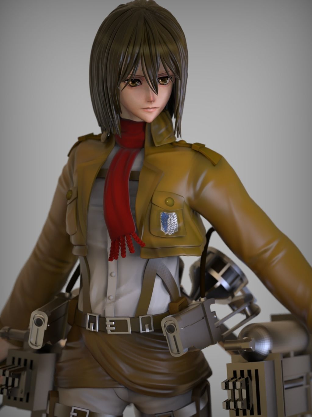 Mikasa Ackerman 3D model | CGTrader