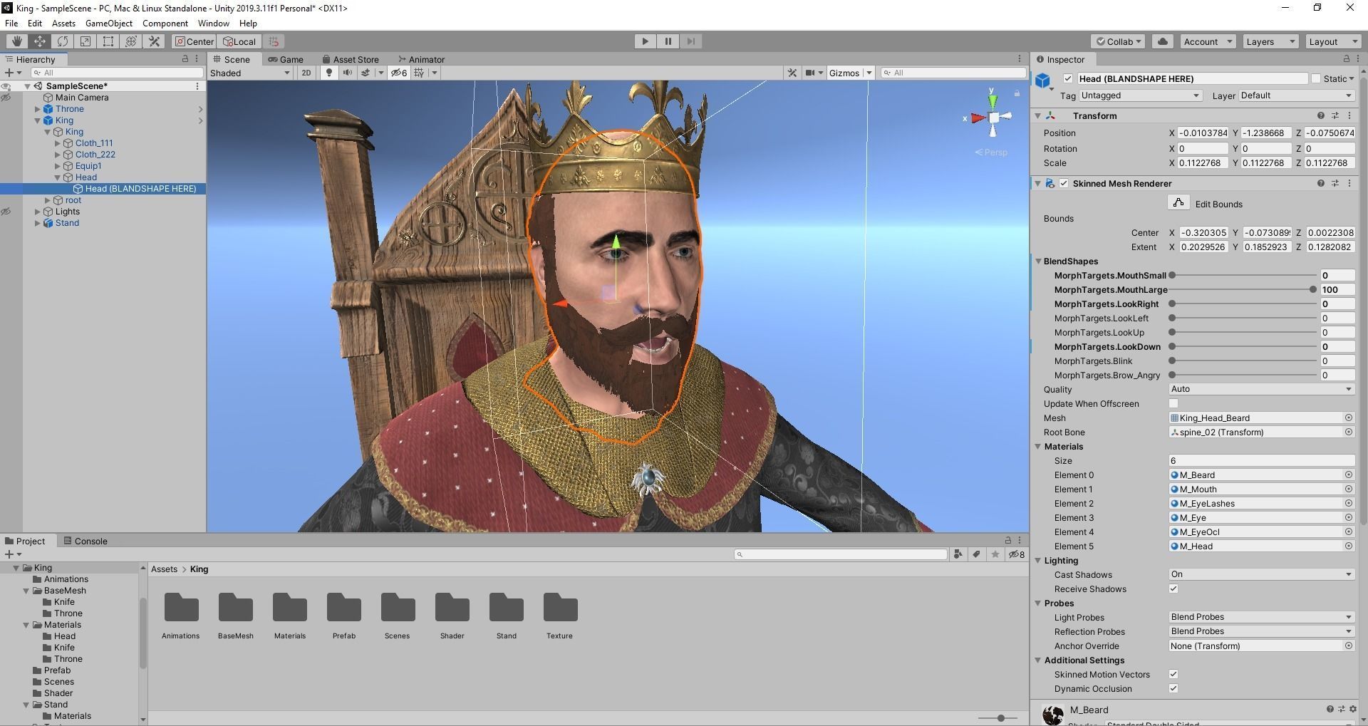 3D model Modular King VR / AR / low-poly rigged animated | CGTrader