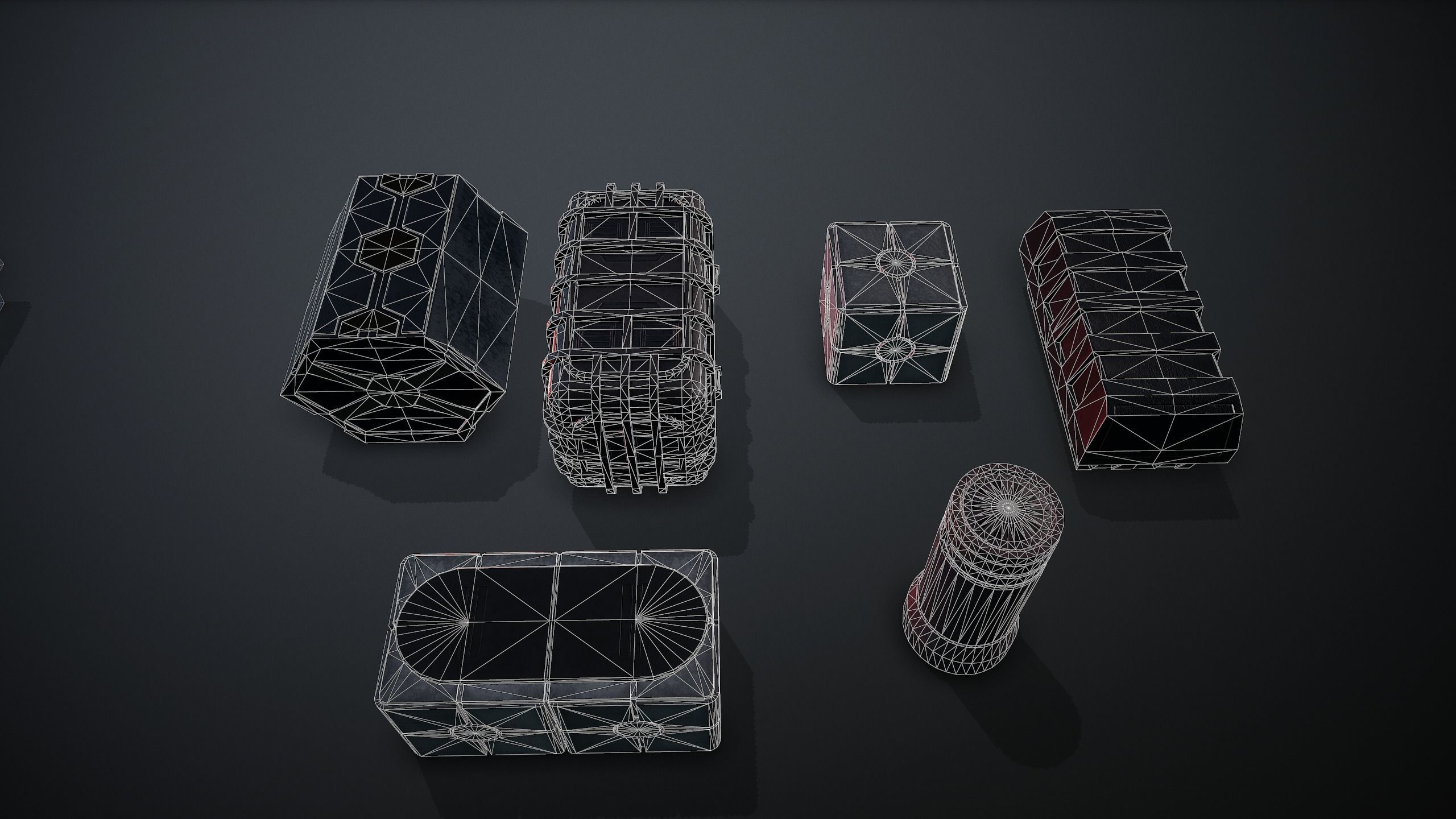 3D model Star wars Cargo pack 1 VR / AR / low-poly | CGTrader