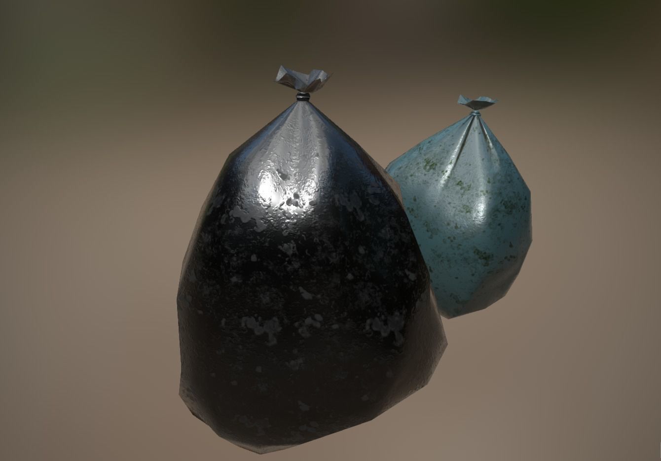 Garbage bag free VR / AR / low-poly 3D model | CGTrader
