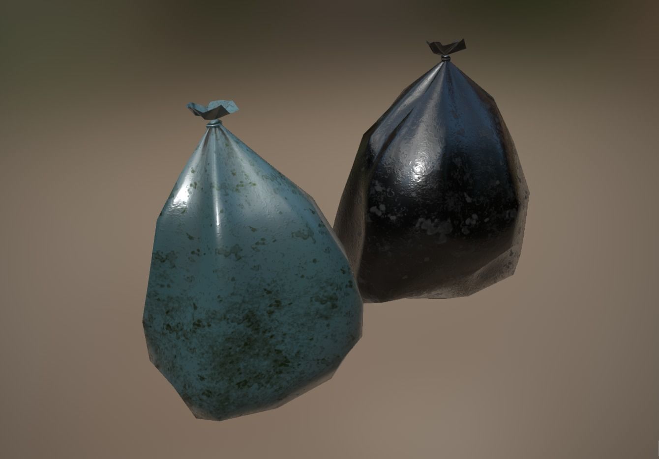 Garbage bag free VR / AR / low-poly 3D model | CGTrader